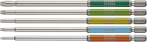 Vessel (VESSEL) single-headed Torx TsuyoshiAya bit 5 pcs T10H / T15H ...