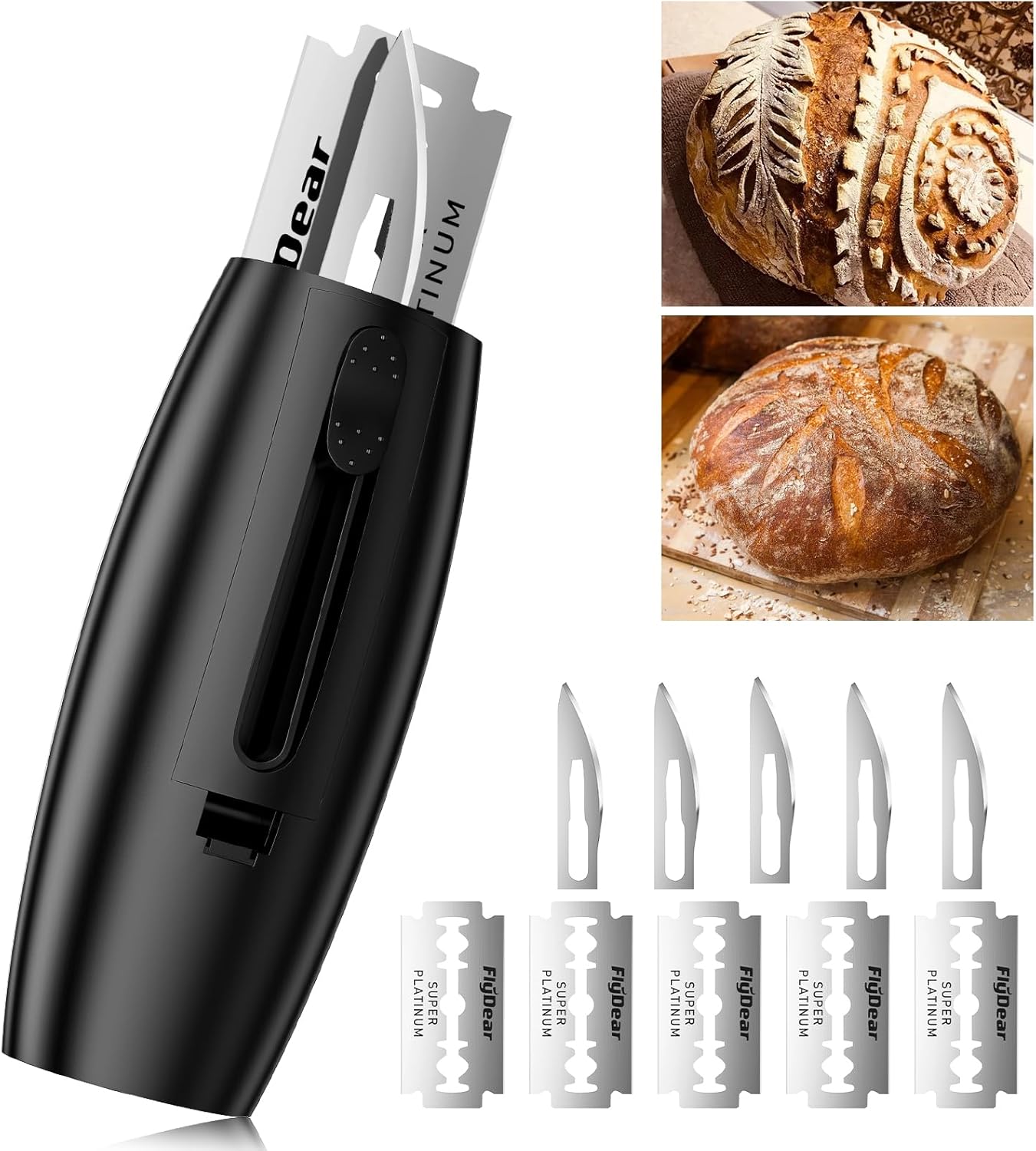 Amazon.com: Nryul 2 in 1 Extractable & Magnetic Bread Lame Dough ...