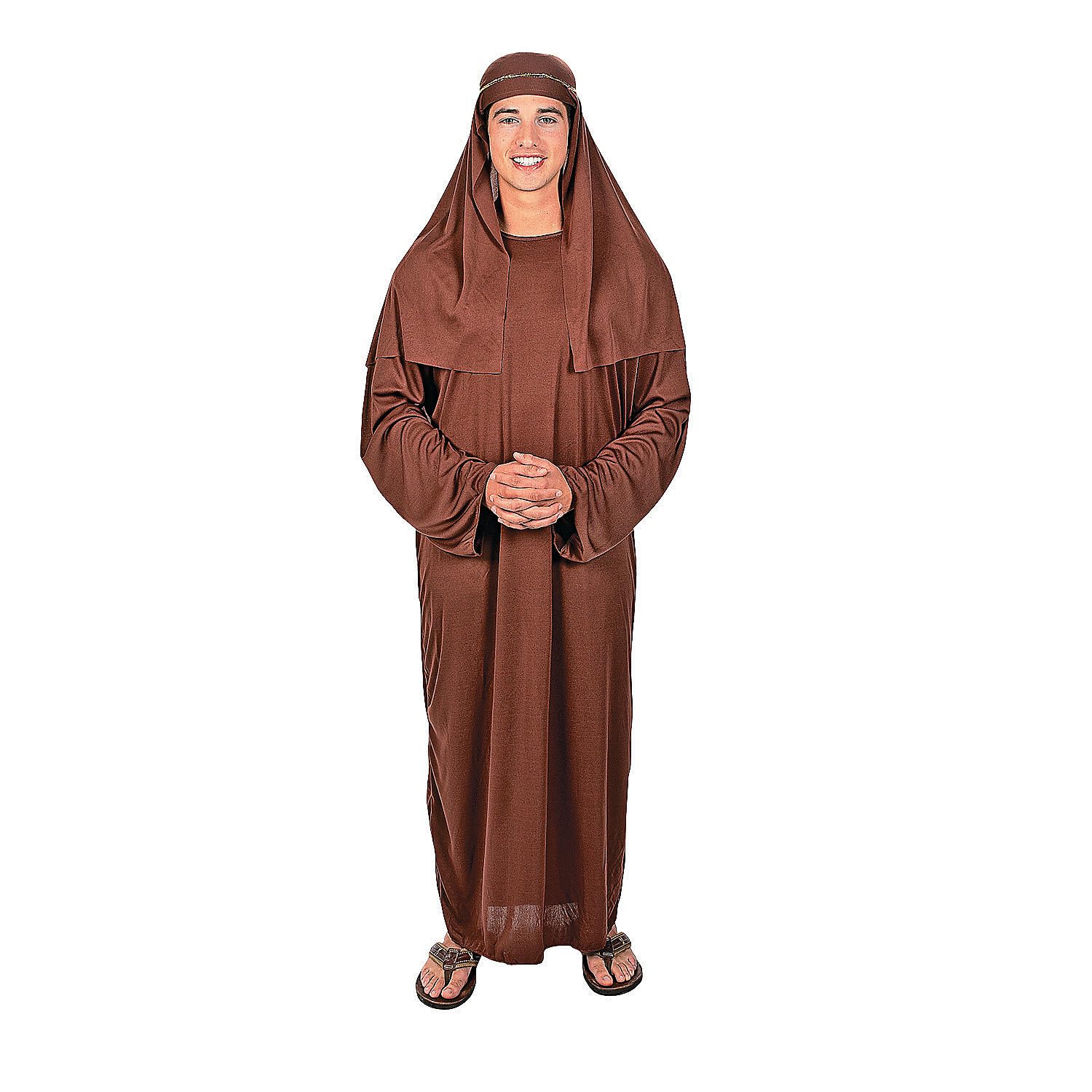 Amazon.com: Fun Express - Adult Joseph Costume for Christmas - Apparel ...