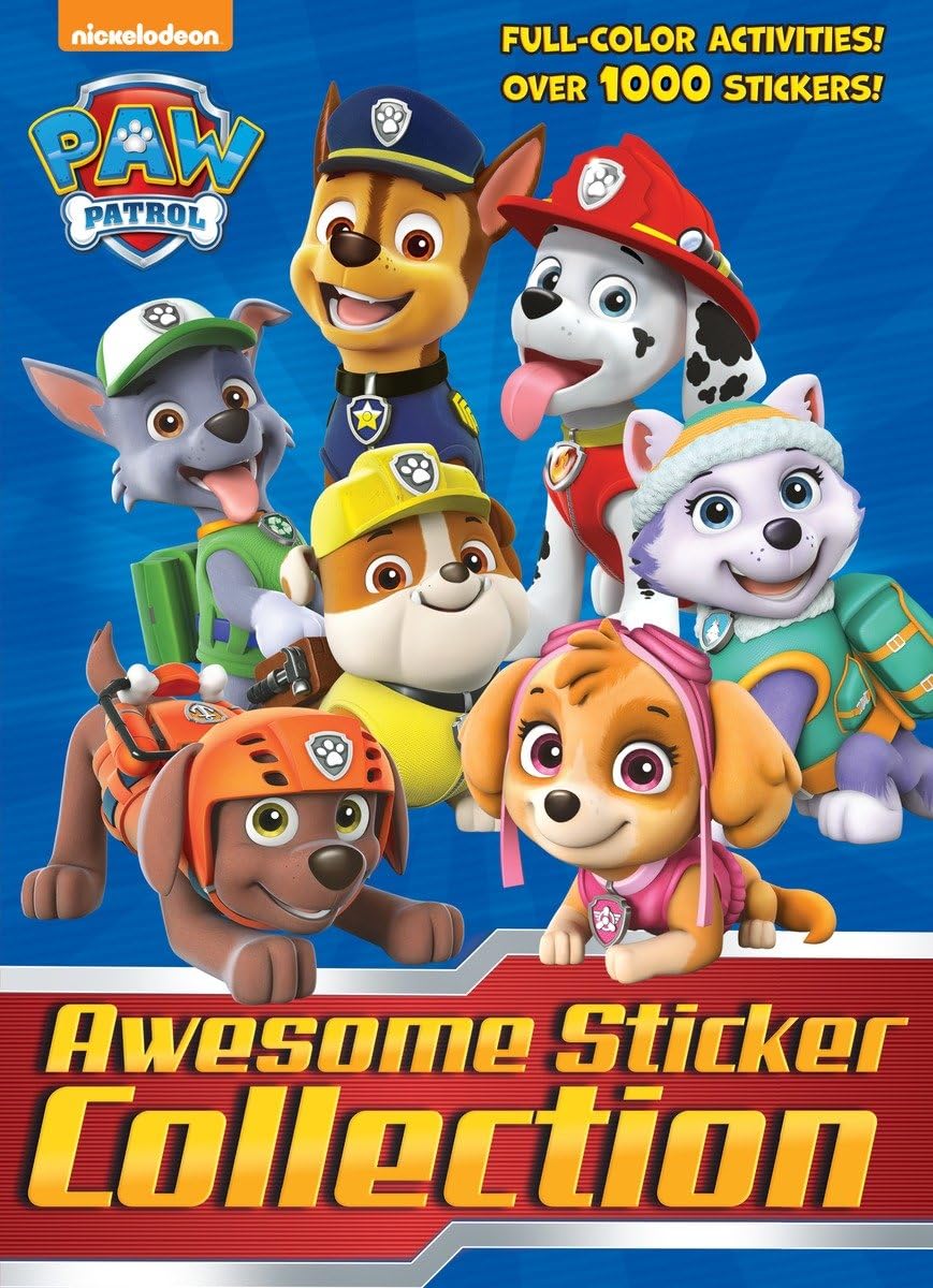 Paw Patrol Awesome Sticker Collection (Paw Patrol) : Golden Books ...