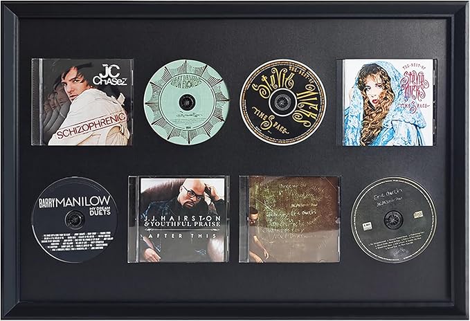 Amazon.com: CD CASE/Holder,DVD Storage,CD Display Frame for Discs ...