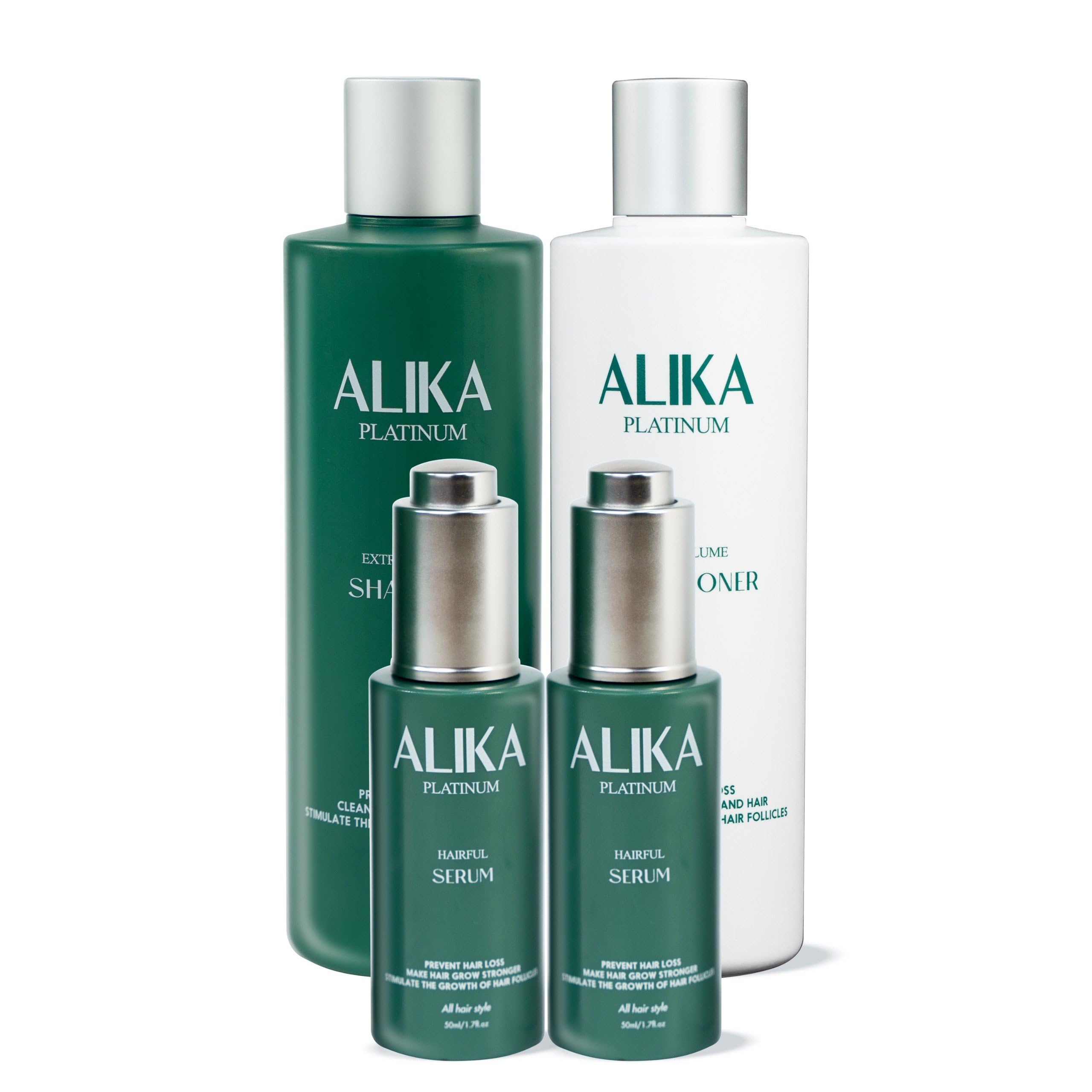 Amazon.com : ALIKA Shampoo, Conditioner, And 2 Serum Set Hair Growth ...
