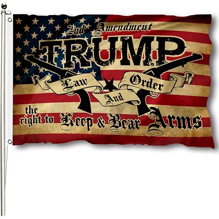 Amazon.com : Anley Fly Breeze 3x5 Foot Trump Law and Order 2nd ...