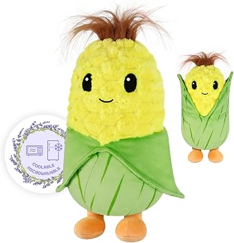 Amazon.com: SuzziPals Heatable & Coolable Corn Stuffed Animals, Cute ...