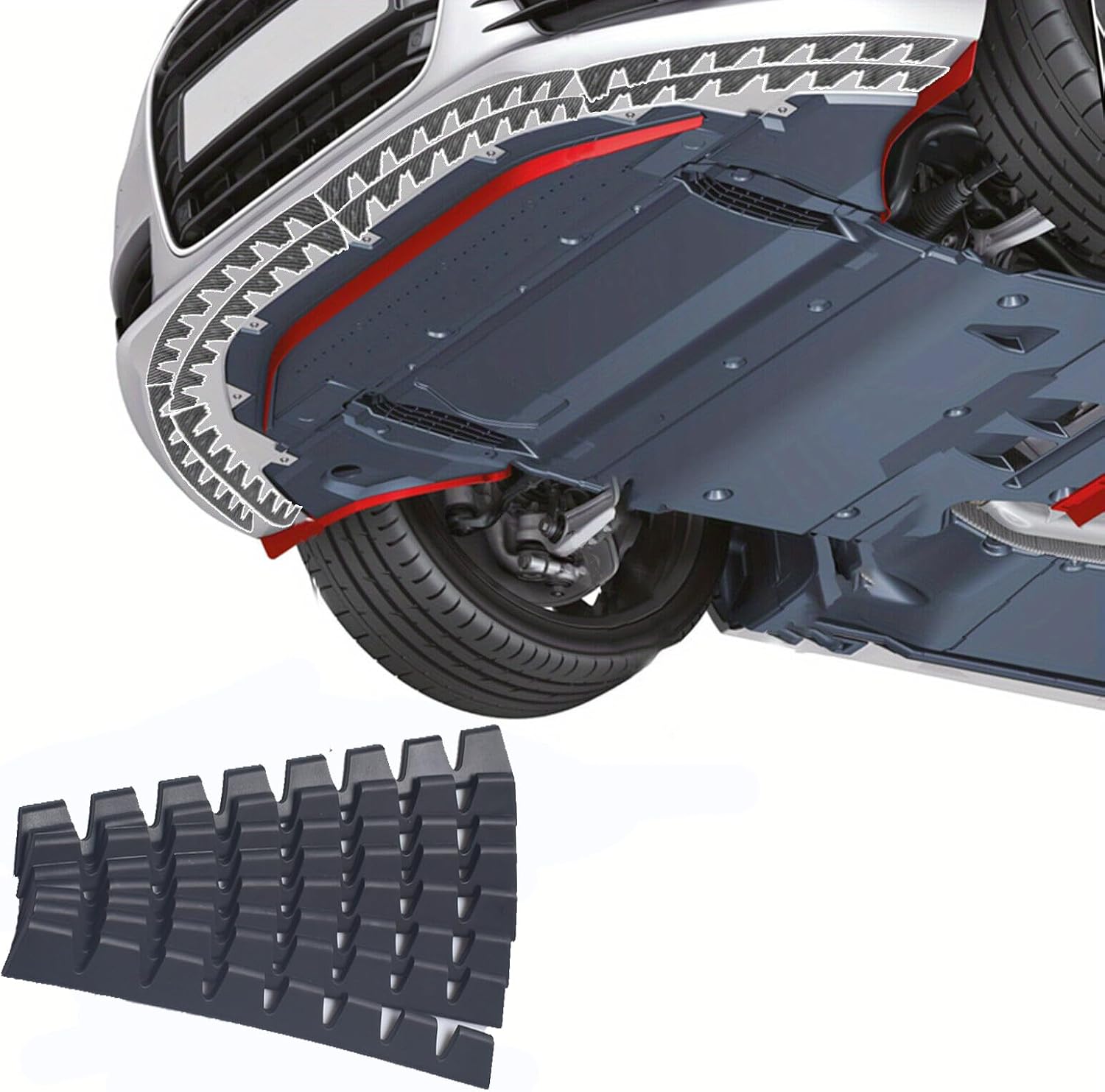 Amazon.com: Universal Front Bumper Scrape Guard Skid Plate Protection ...