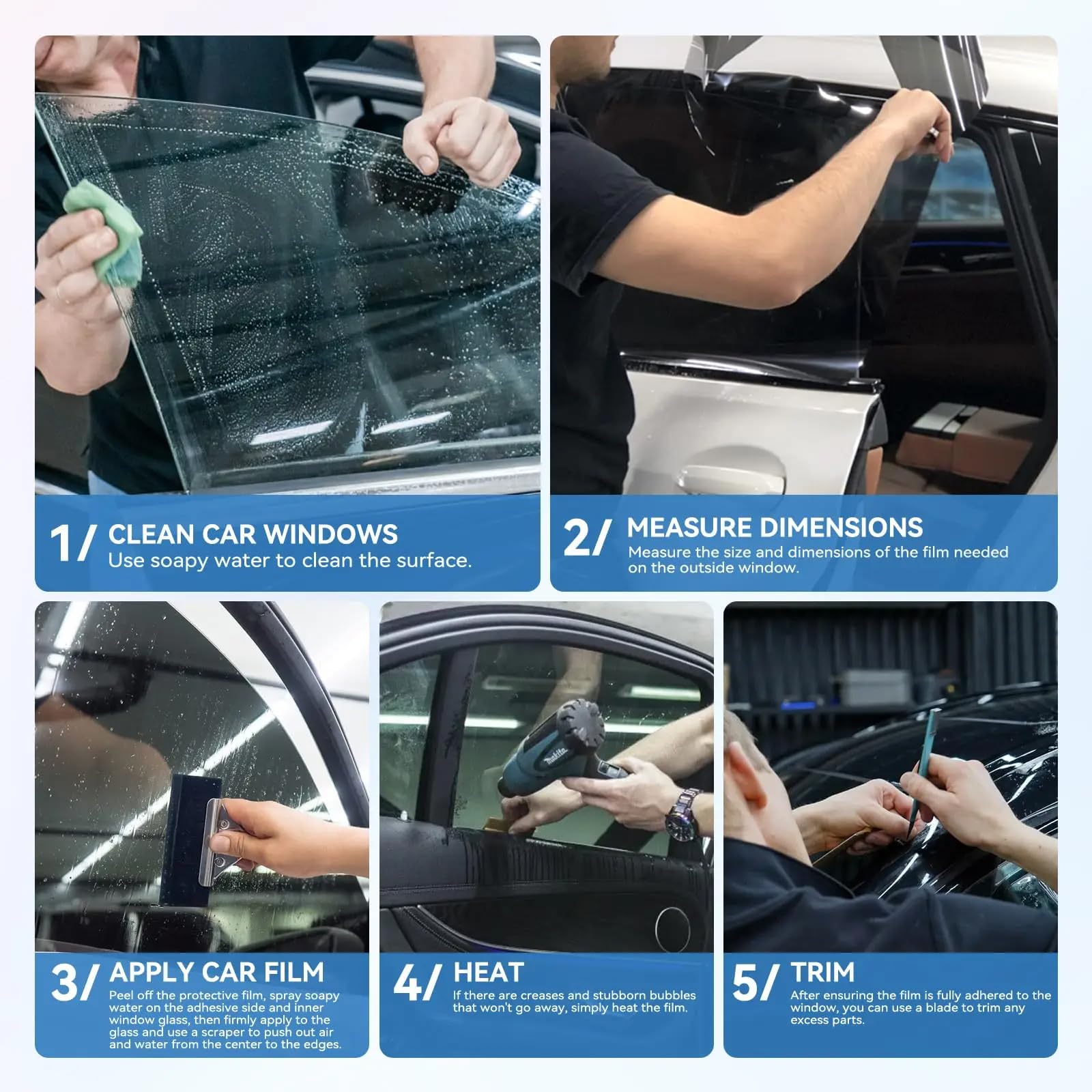 Uv Window Film Precut Window Tint PreCut Window Film For RAM 1500 Crew ...