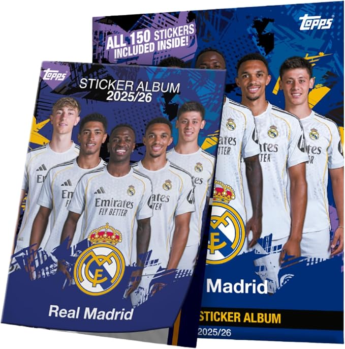 Real Madrid Sticker Album 2025/26 – Edición Oficial Topps - Set ...