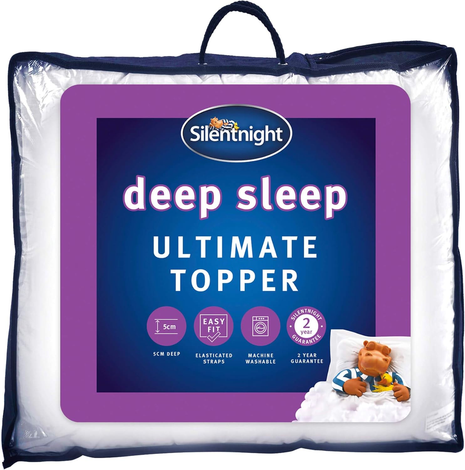 Silentnight Ultimate Deep Sleep Topper - Extra Thick Deep Mattress ...