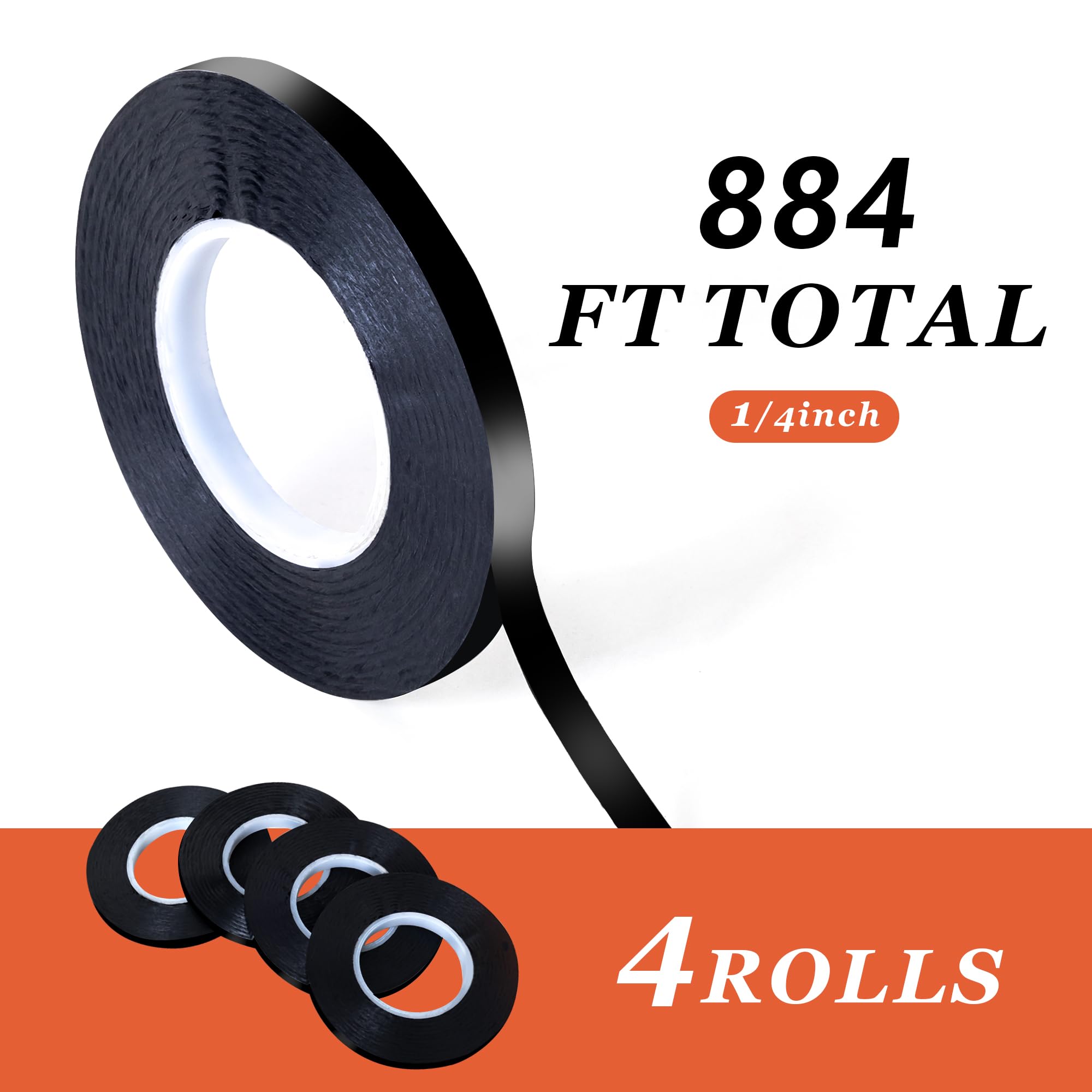 Snapklik.com : 4 Pack 1/4 Inch Pinstripe Tape - Whiteboard Tape Dry ...