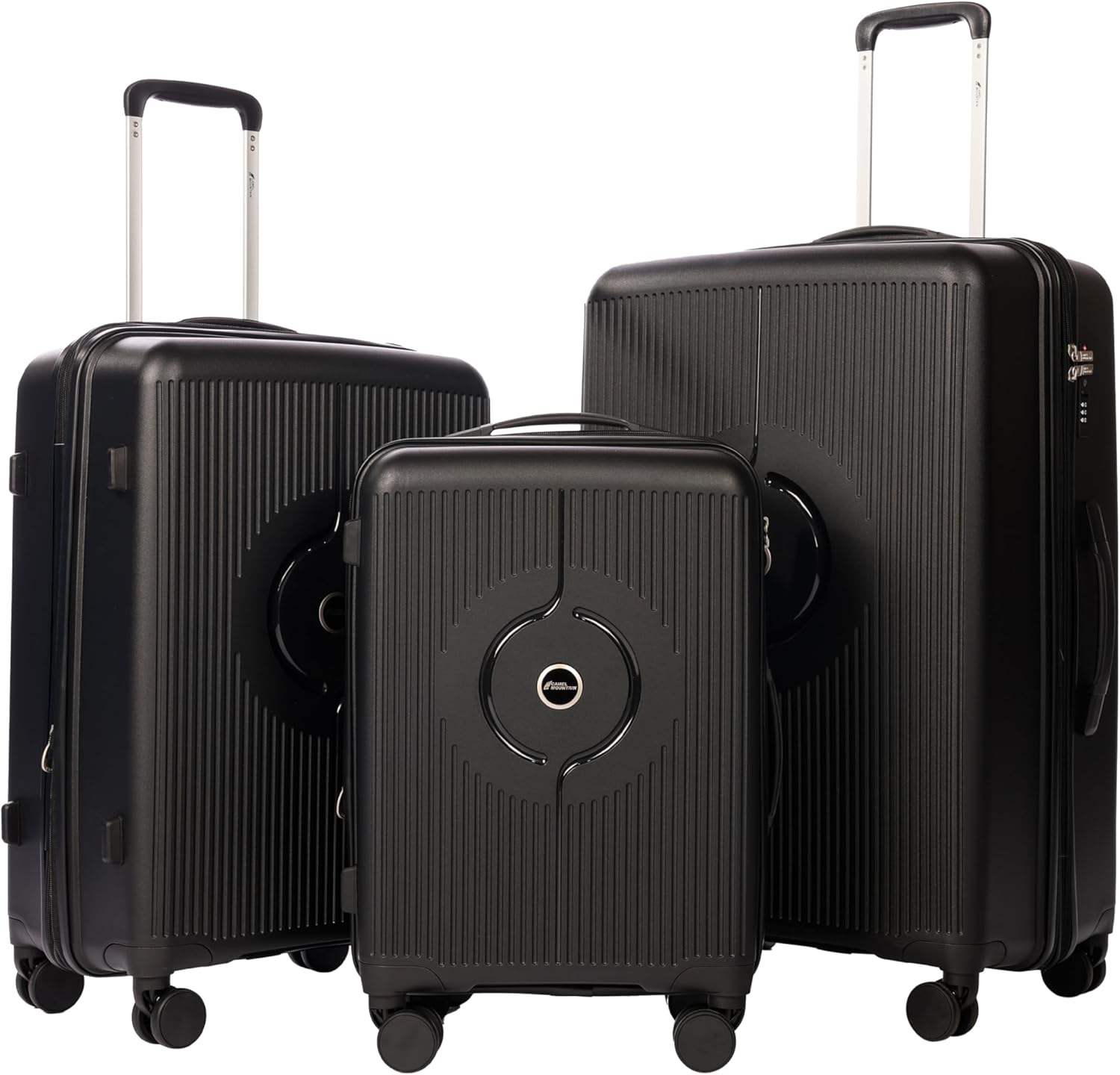 Amazon.com | M Camel Mountain Luggage Sets 3 Piece, Polycarbonate ...