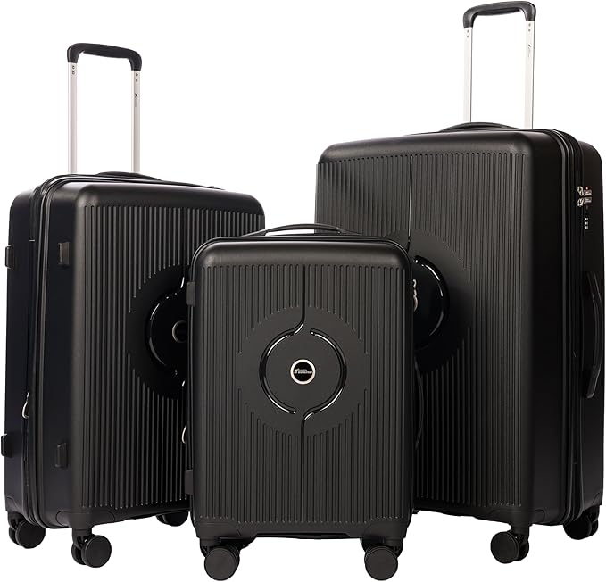 Amazon.com | M Camel Mountain Luggage Sets 3 Piece, Polycarbonate ...