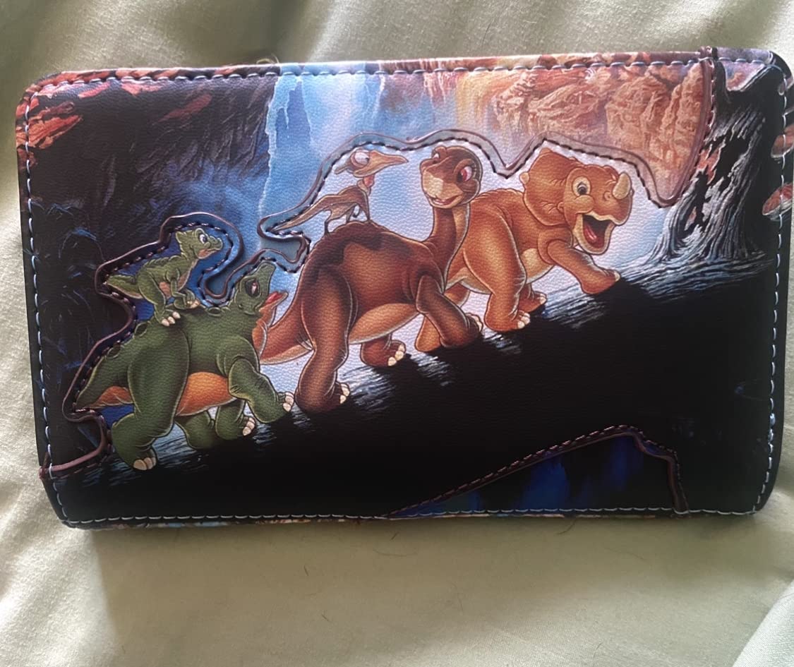 Amazon.com: Loungefly The Land Before Time Poster Flap Wallet ...