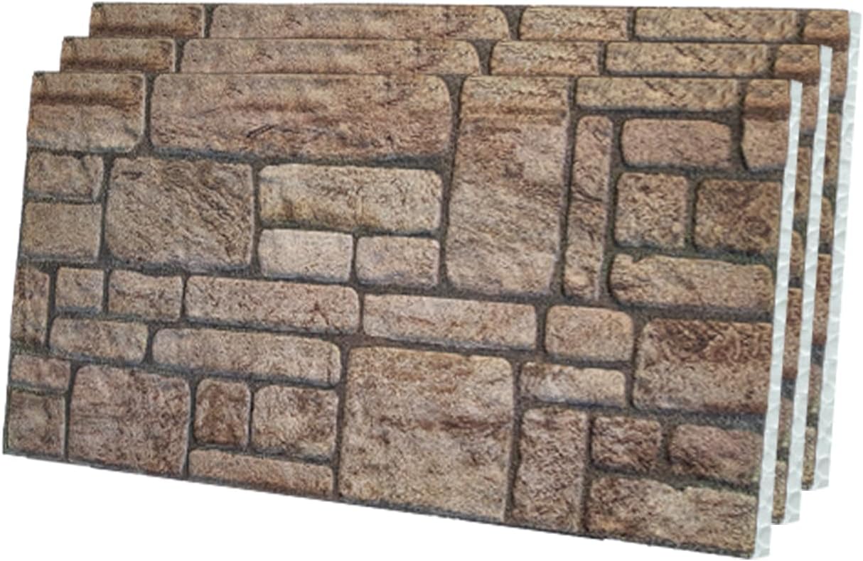 IZODEKOR 3D Brick Effect Wall Panels - Cladding, Stone Look, Styrofoam ...