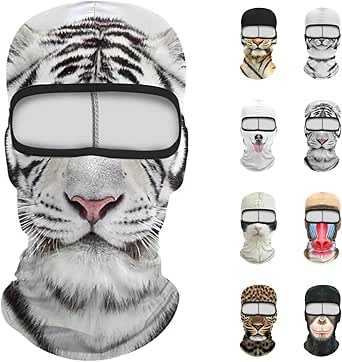 Balaclava Face Mask 3D Cat Dog Horse Leopard Cute Hood Ski Masks Men ...
