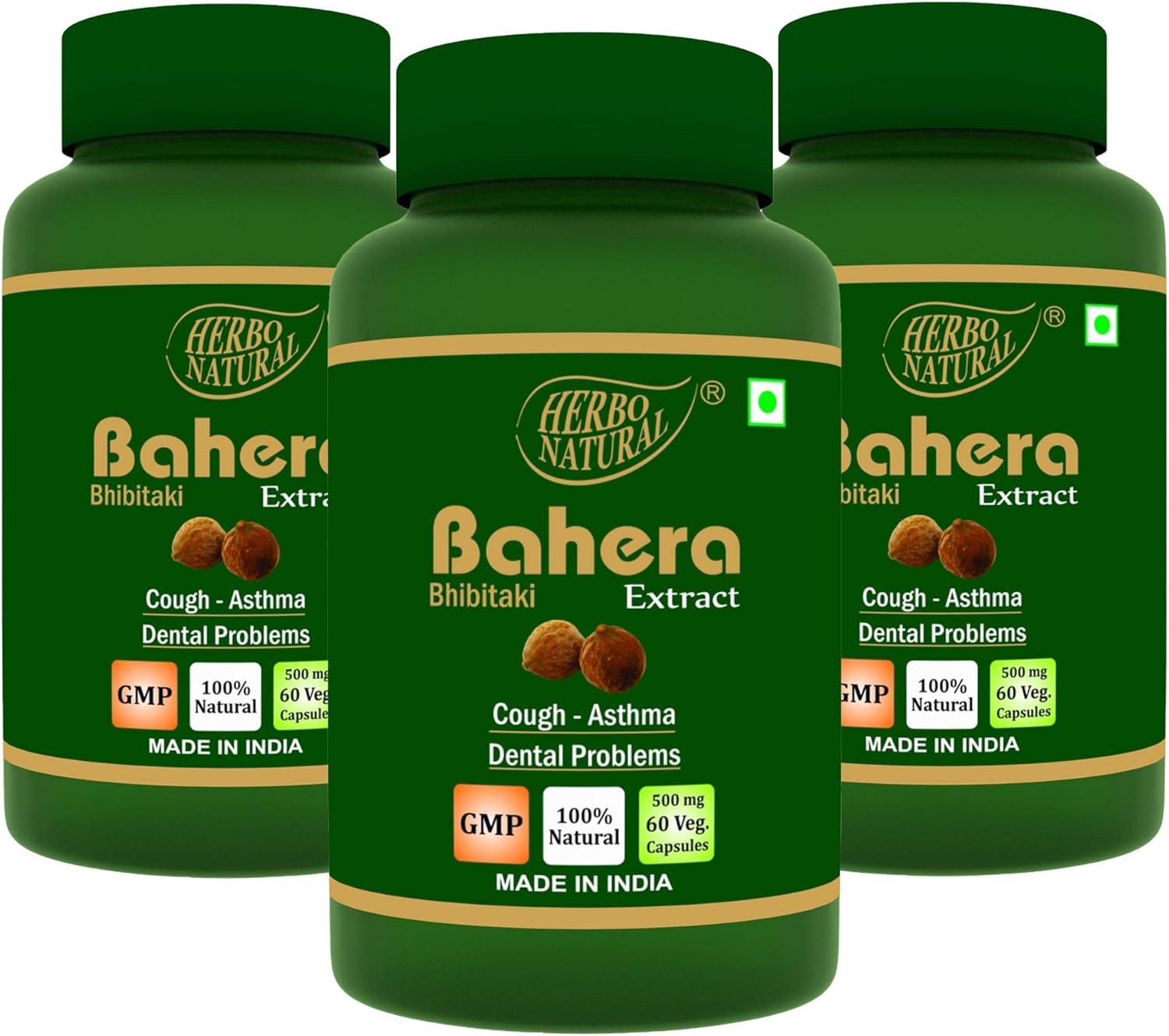 Amazon.com: Herbo Natural Ayurvedic Bahera(Terminalia Belerica) Extract ...
