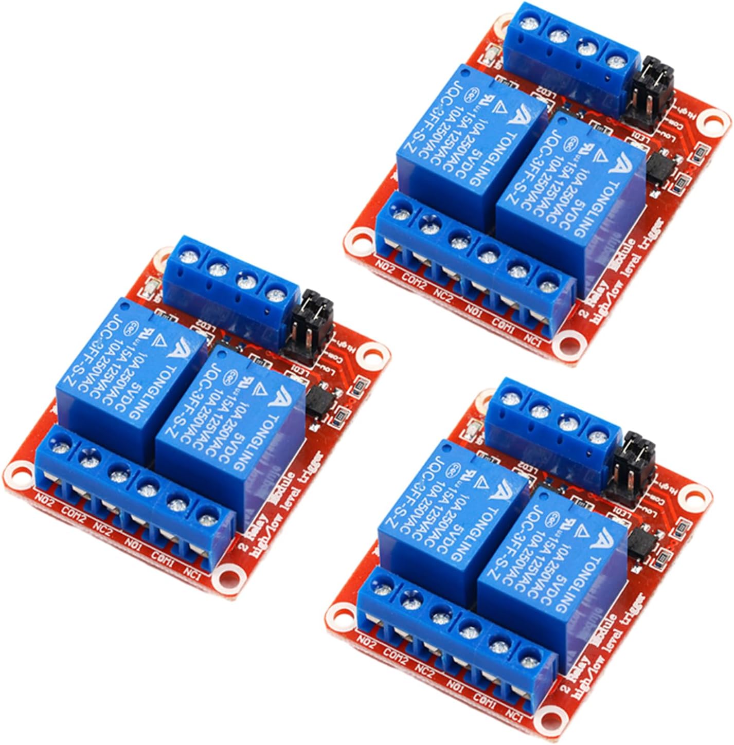 Amazon.com: 12V Relay Module with Isolated Optocoupler High or Low ...
