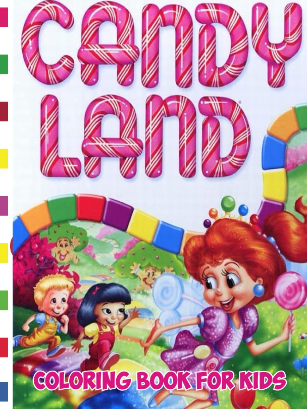 Candyland Coloring Book Kids: Candy Land and Sweets Gingerbread House ...
