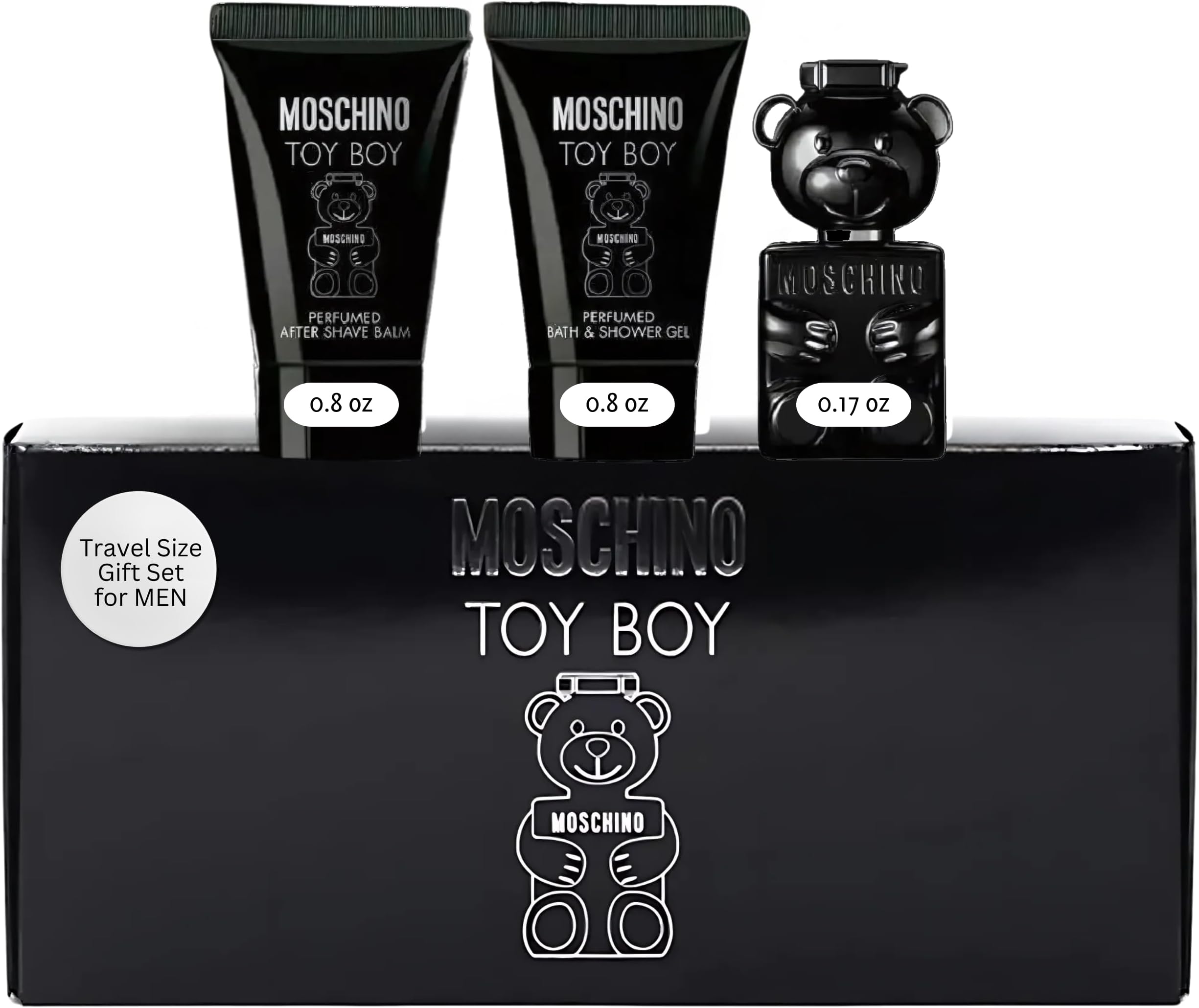 Amazon.com : Moschino Toy Boy Perfume For Men Mini Gift Set : Beauty ...