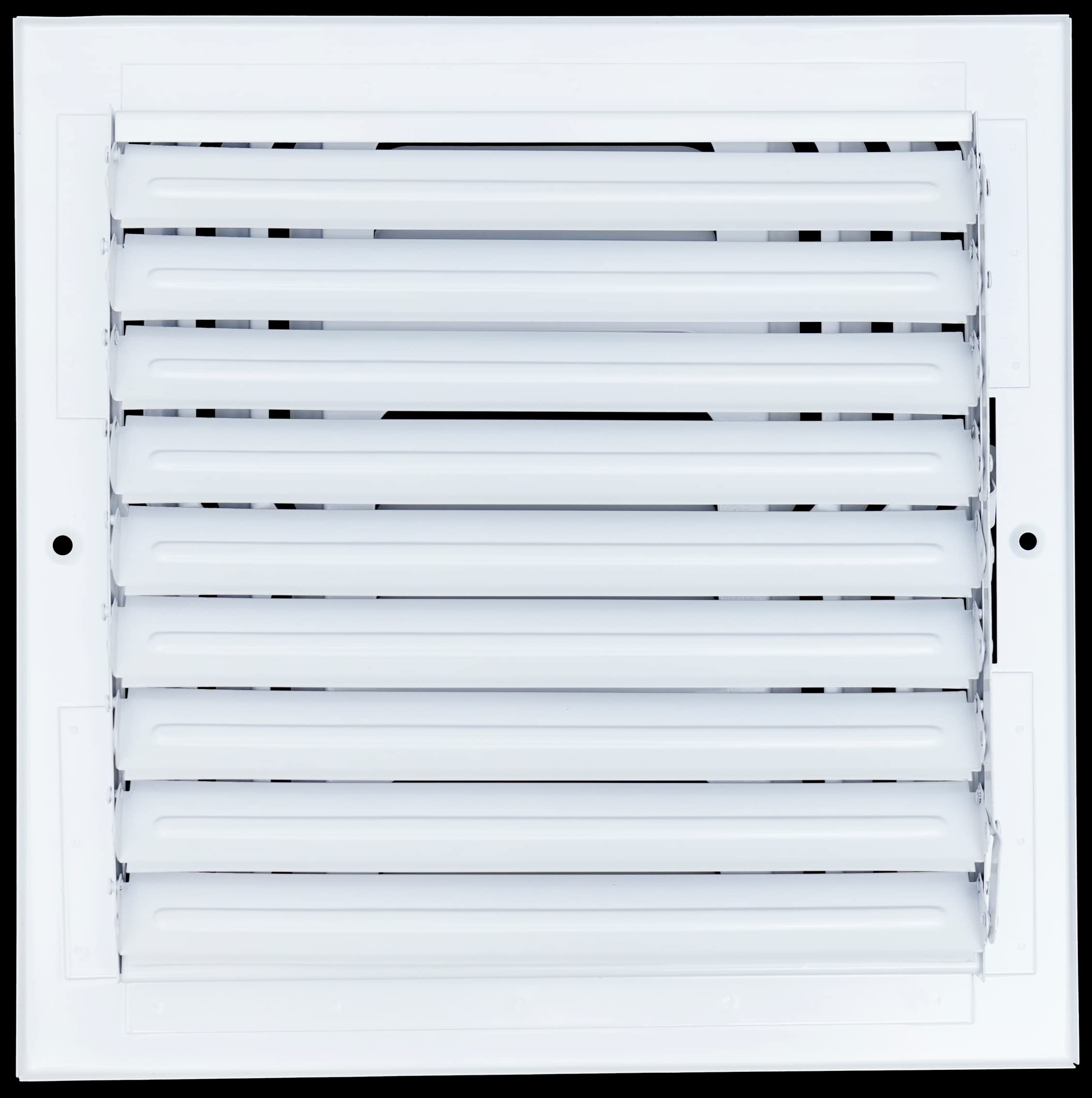 Snapklik.com : 2 Pack Fits 10x10 Duct Opening 3 Way Fixed Curved Blade ...