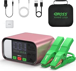 Amazon.com: CAROSS T19 Jump Starter Battery Pack 1600Amp Peak 16000mAh,12V Car Battery Jump ...