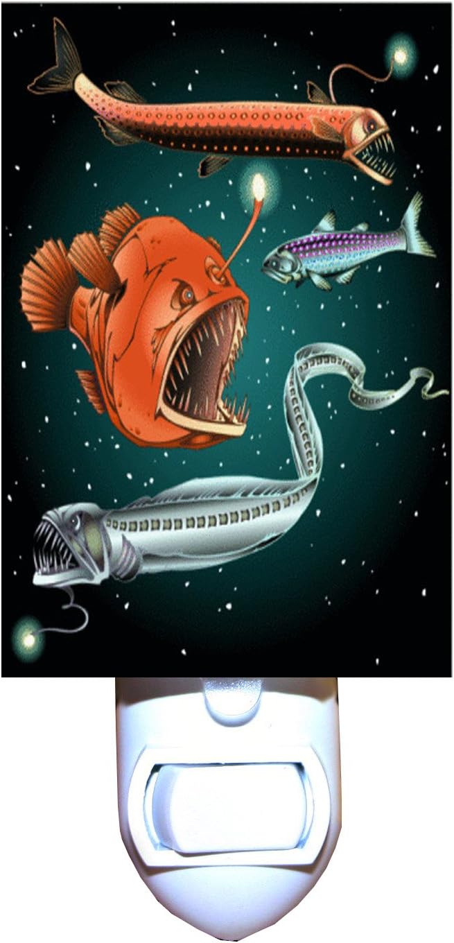 Gotham Decor Deep Sea Monster Fish Decorative Night Light - Fish ...