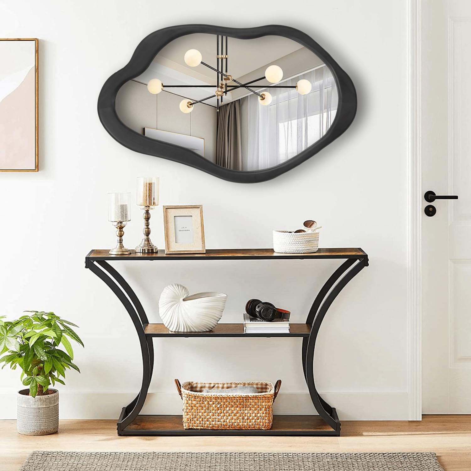 Amazon.com: Dorlicecass Irregular Wall Mirror - Wall Mirrors Decorative ...