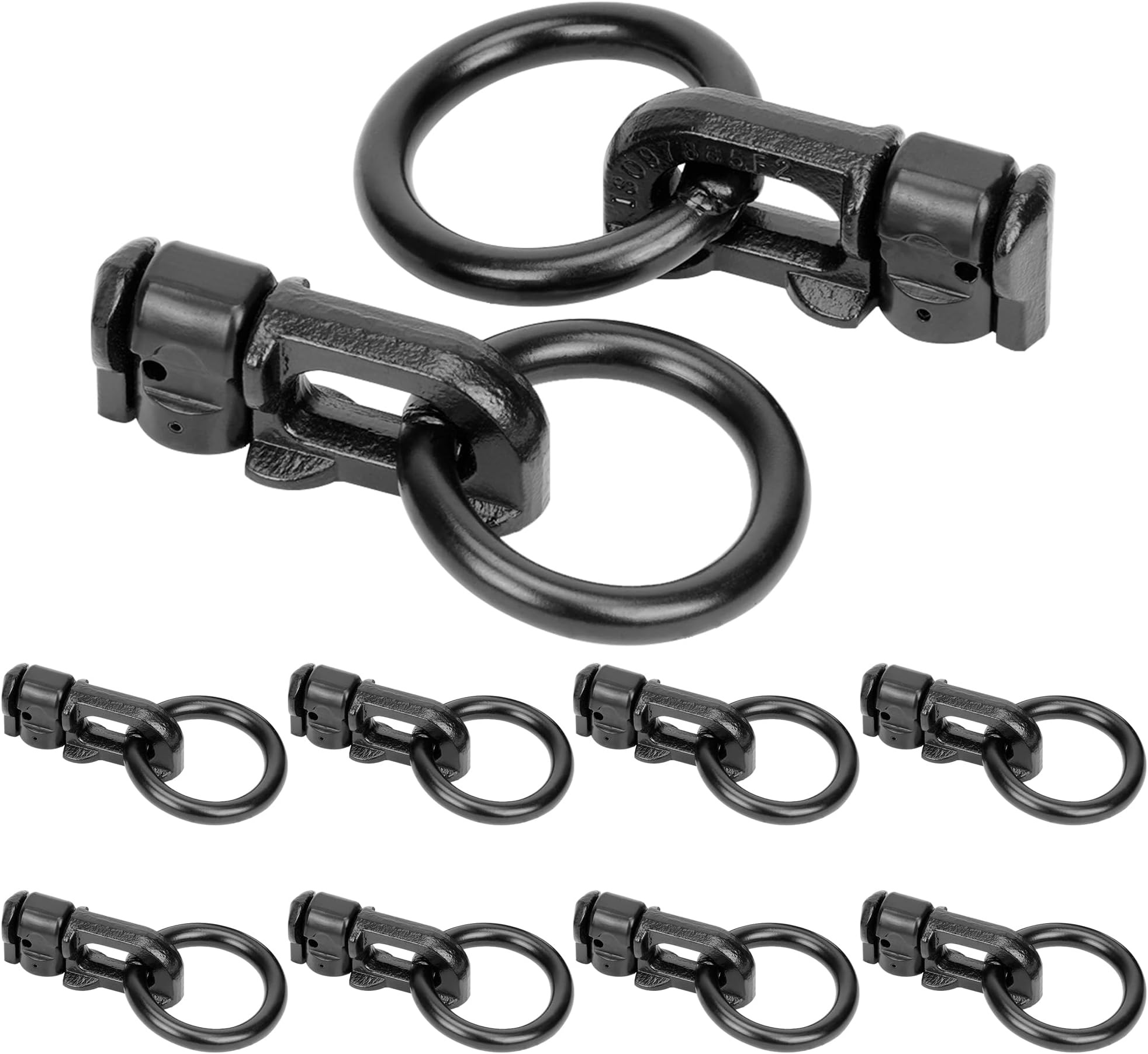 Amazon.com: lukar 10 Pack L Track Double Stud Tie Down Fitting L Track ...
