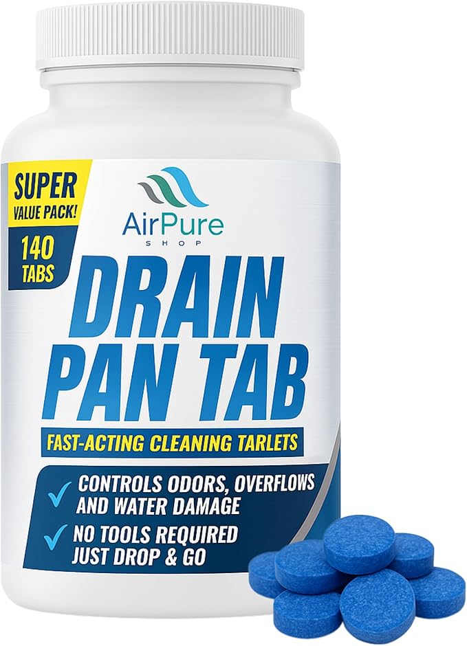 Amazon.com: Air Pure Drain Pan Tabs - 140 Flow Treatment Tablets for ...