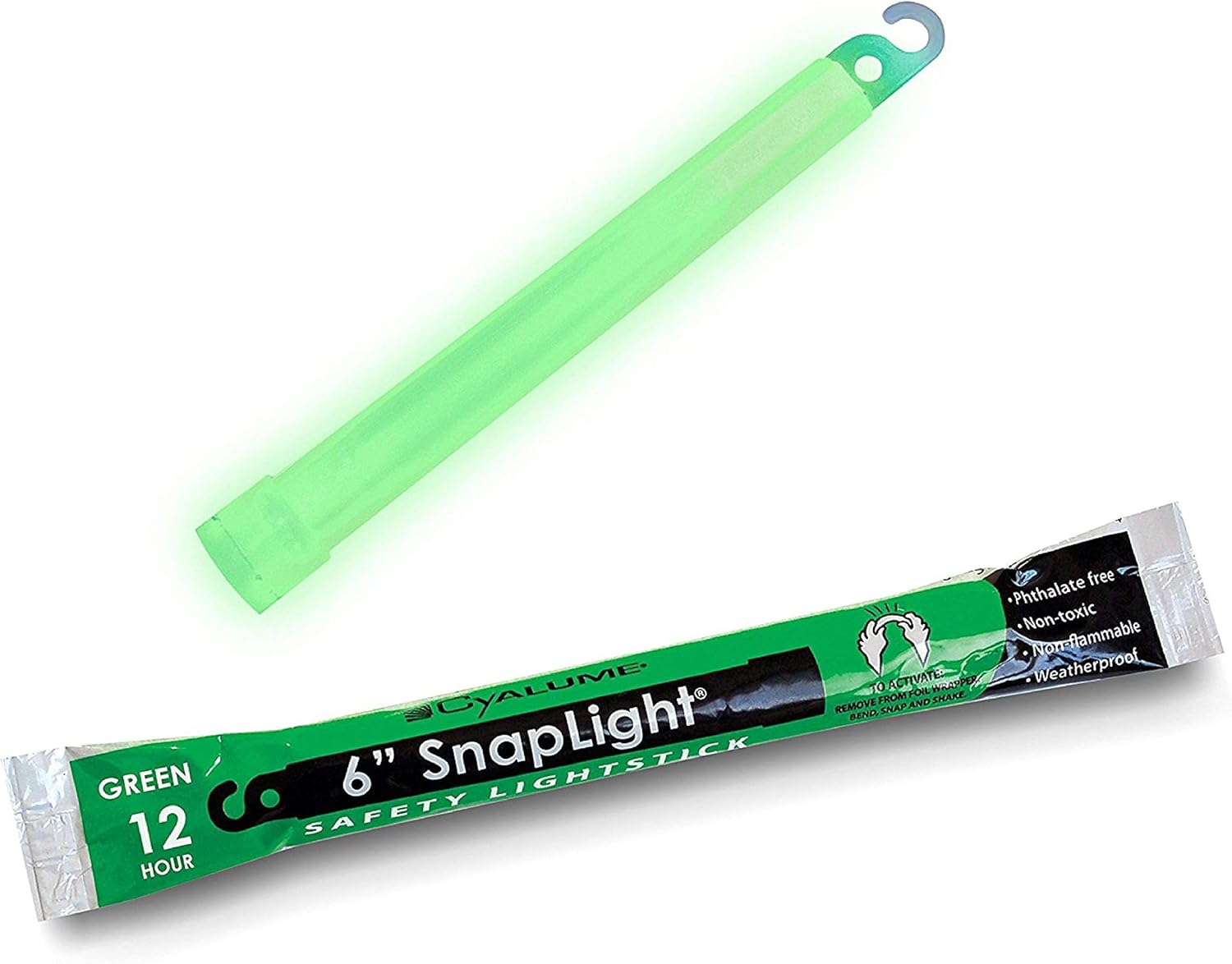 Cyalume Glow Sticks Military Grade Lightstick - Premium Green 6 ...