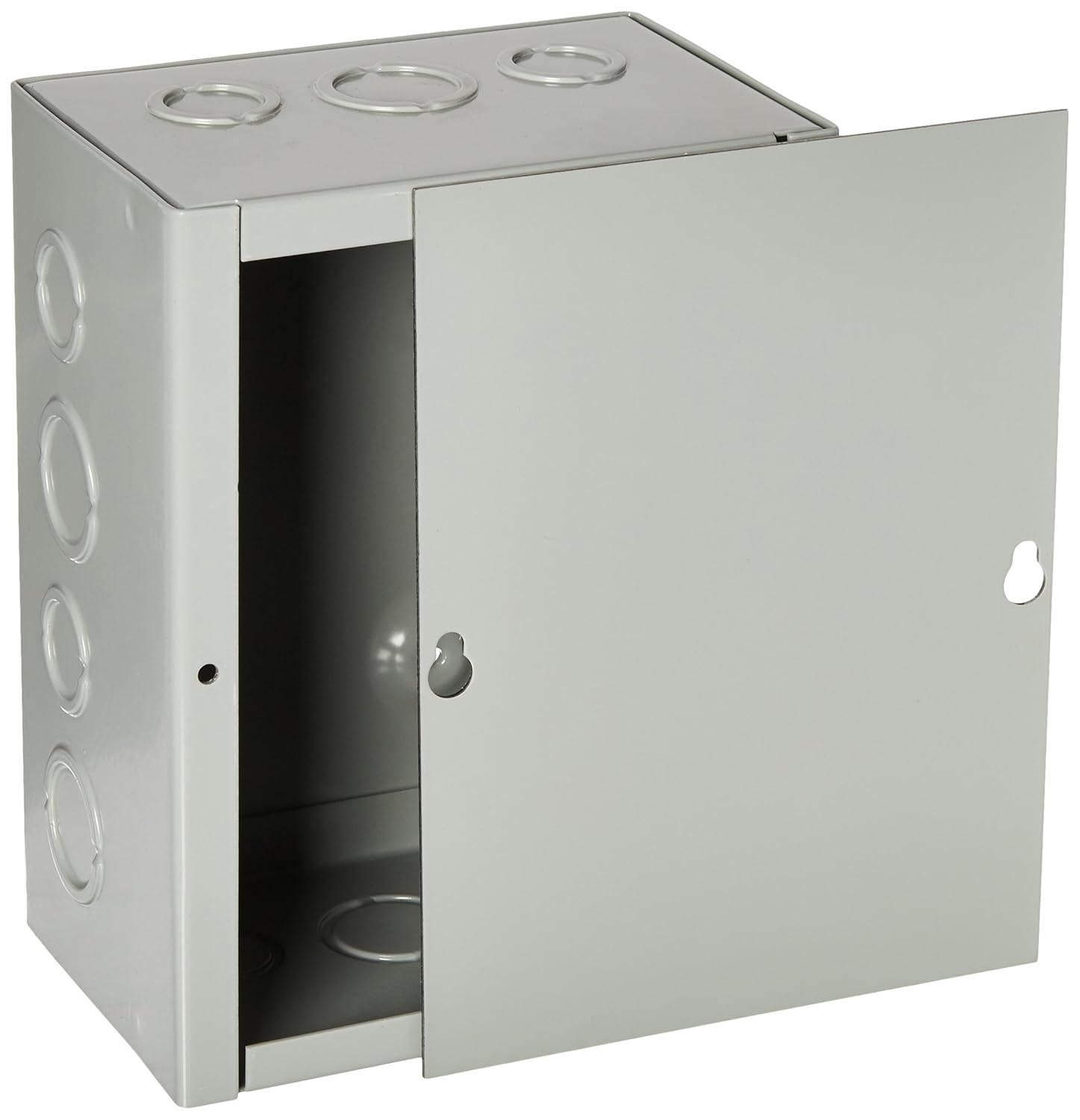 Hoffman ASE8X6X4 Pull Box, Screw Cover with Knockouts, Steel, 8" x 6" x ...