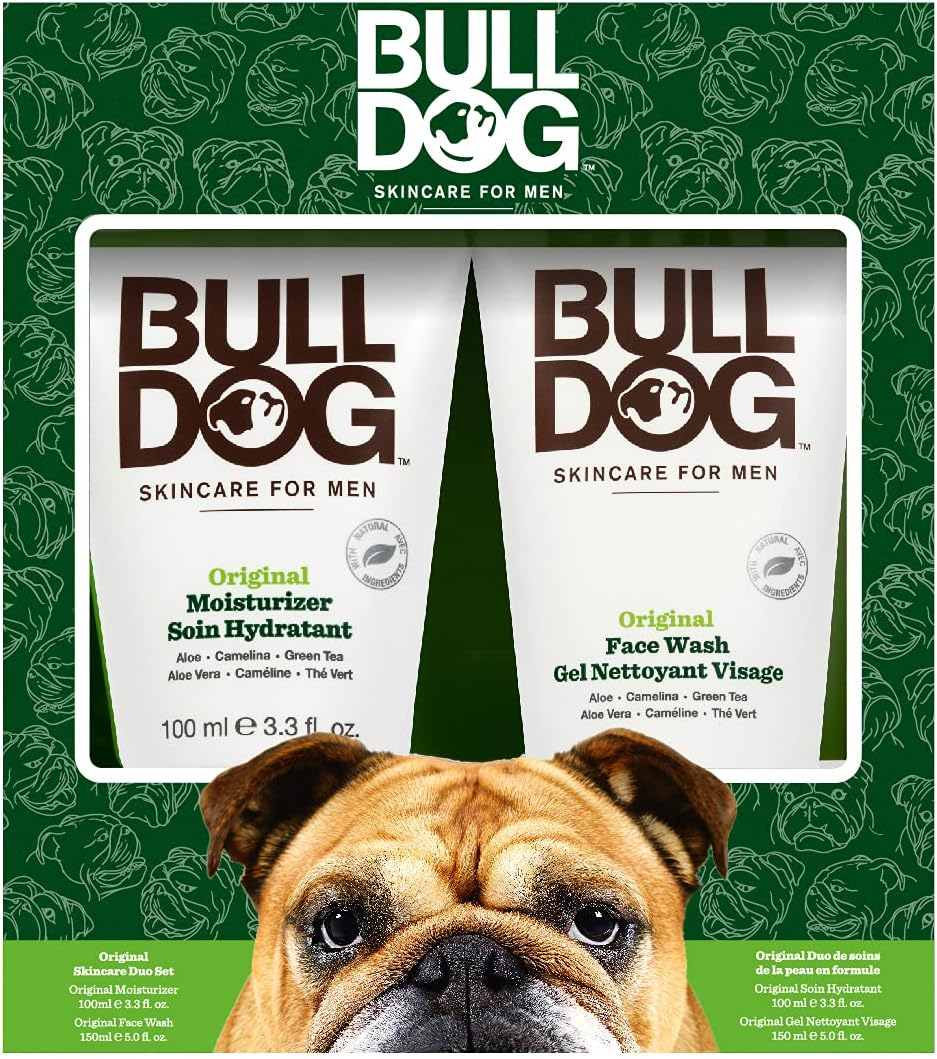 Bulldog Original Duo Everyday Face Wash 100ml and Moisturizer 100ml ...