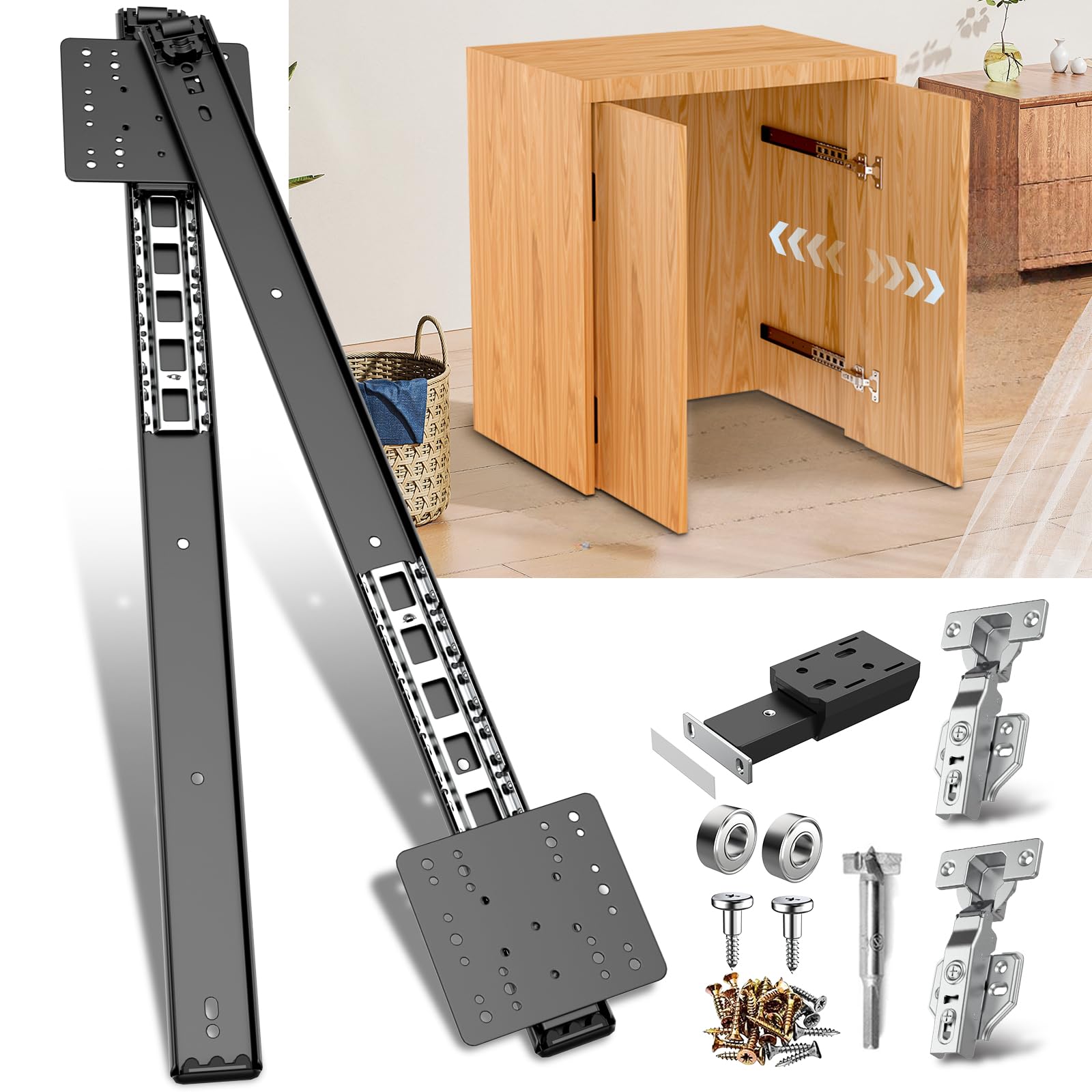 Snapklik.com : Lipshome Pocket Door Slide, Cabinet Pocket Door Slide ...