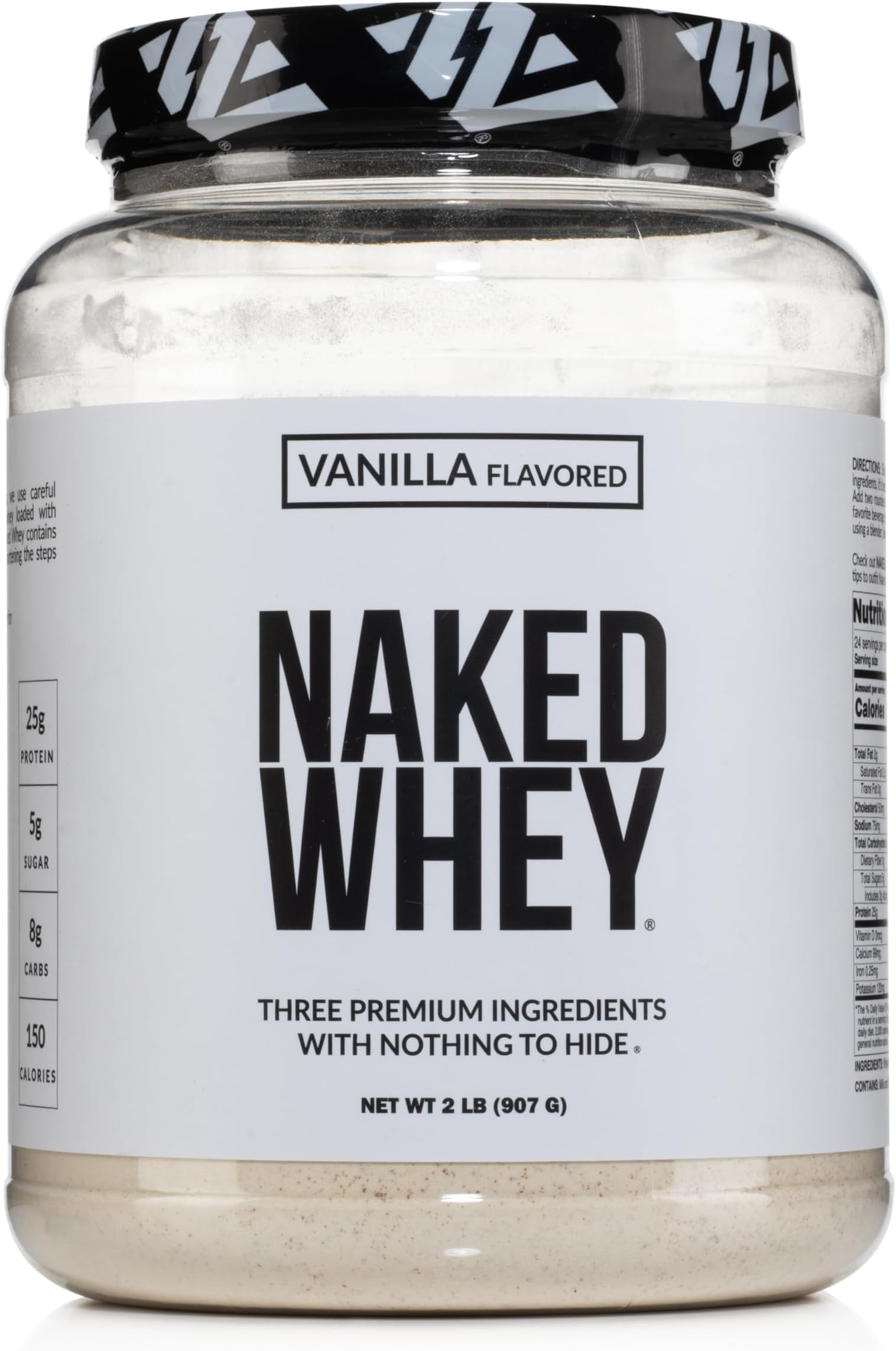 Amazon.com: NAKED Whey Vanilla Protein Powder - Only 3 Ingredients ...