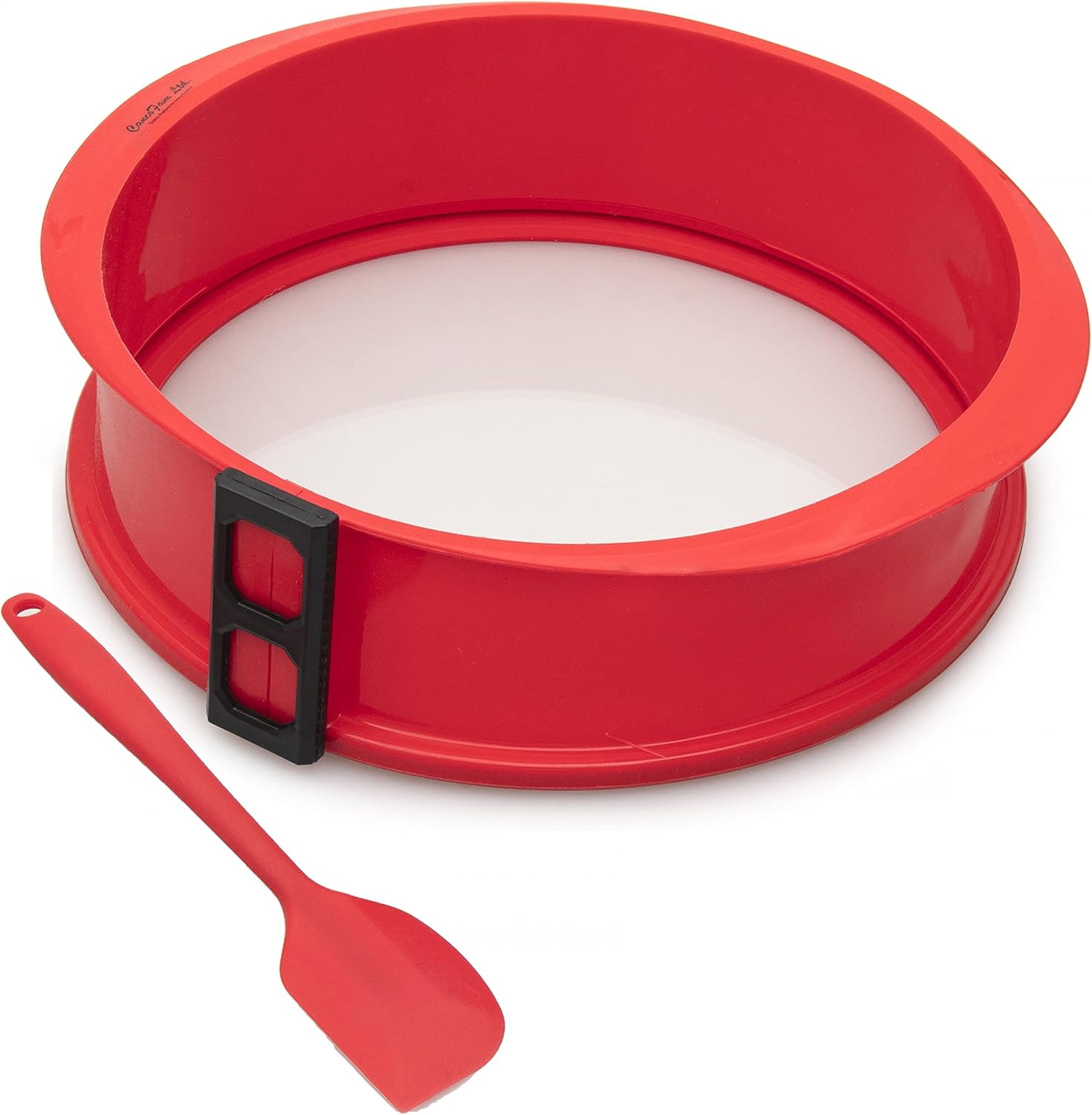 Amazon.com: CancoFam Round Silicone and Glass Springform Pan - 9-Inch ...