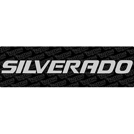 Amazon.com: Offroad Silverado Windshield Banner 4" x 40" by Pristine ...
