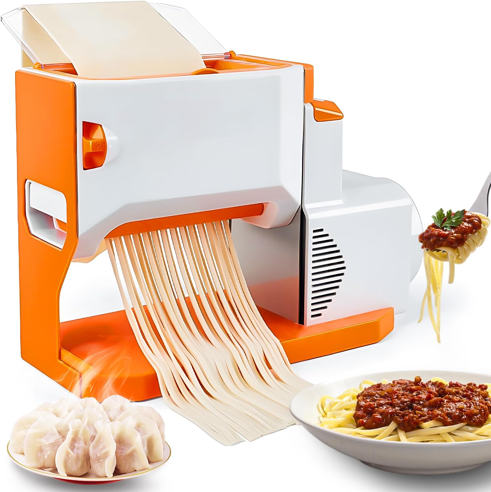 Amazon.com: NEWTRY Electric Pasta Maker Family Noodle Making Machine ...