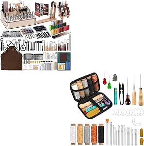 Amazon.com: 628Pcs Leather Working Tooling Set for Beginners, Leather ...