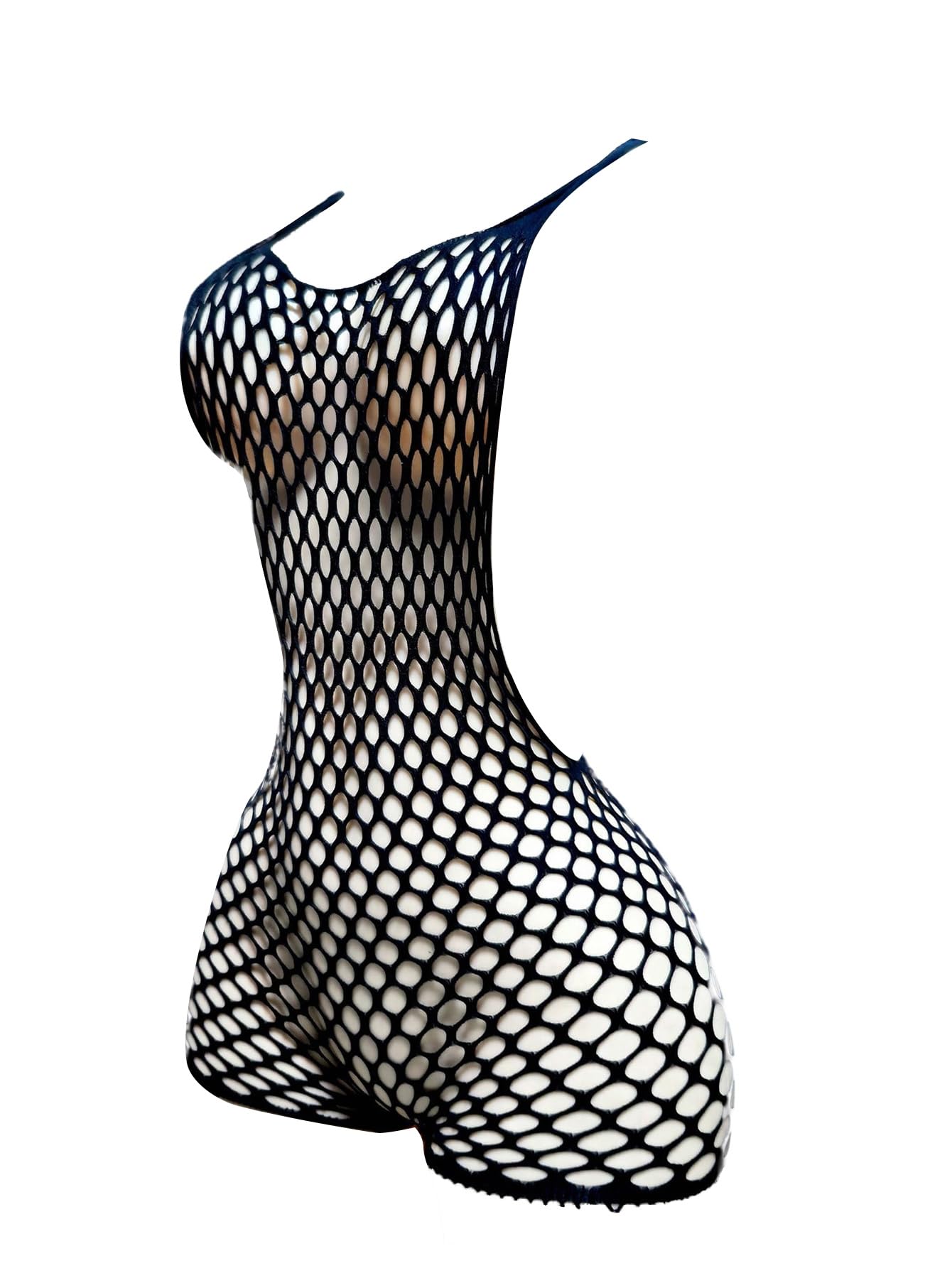 Wishly | OYOANGLE Women's Fishnet Dress Bodysuit Hollow Out Lingerie ...