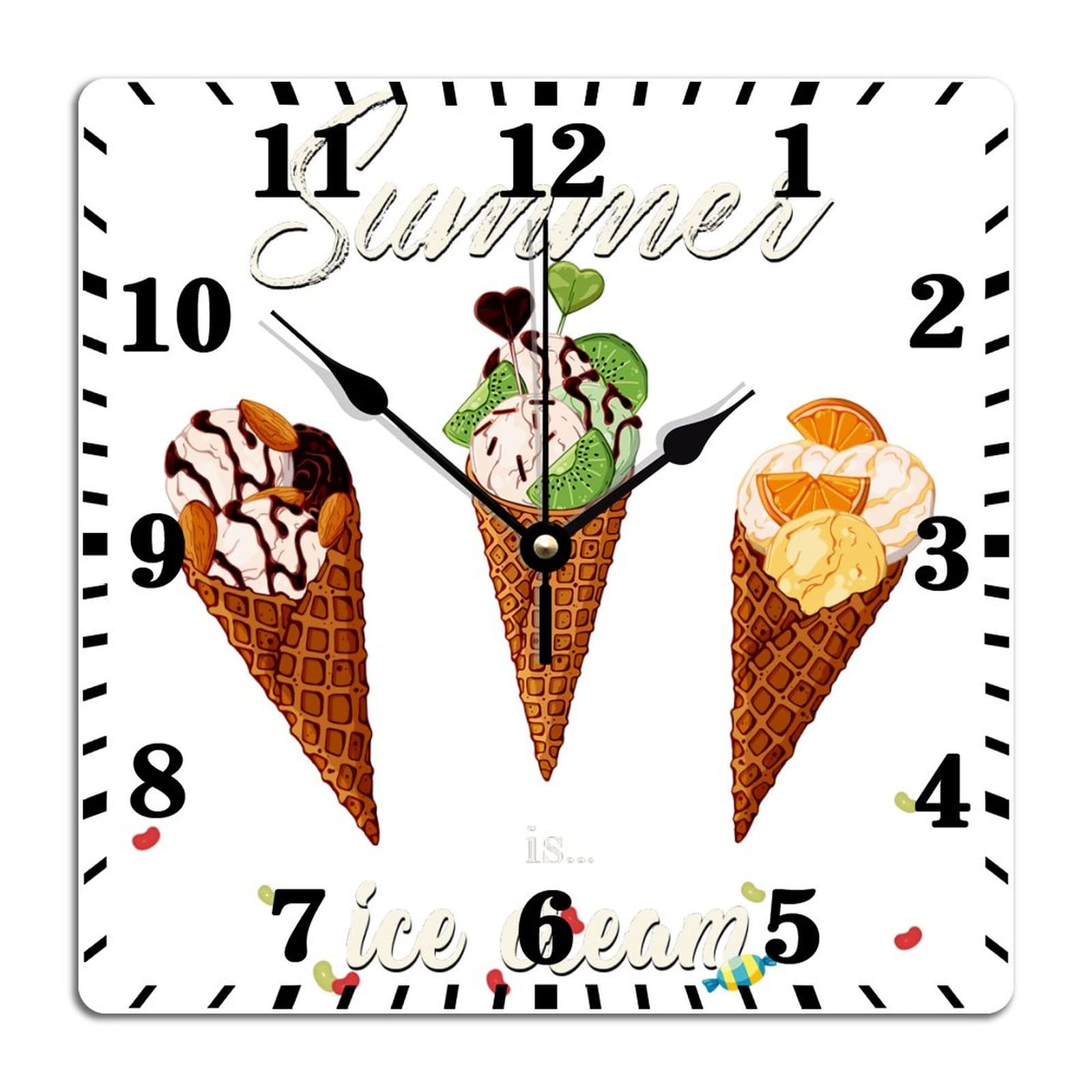 Ice Cream Time Clocks