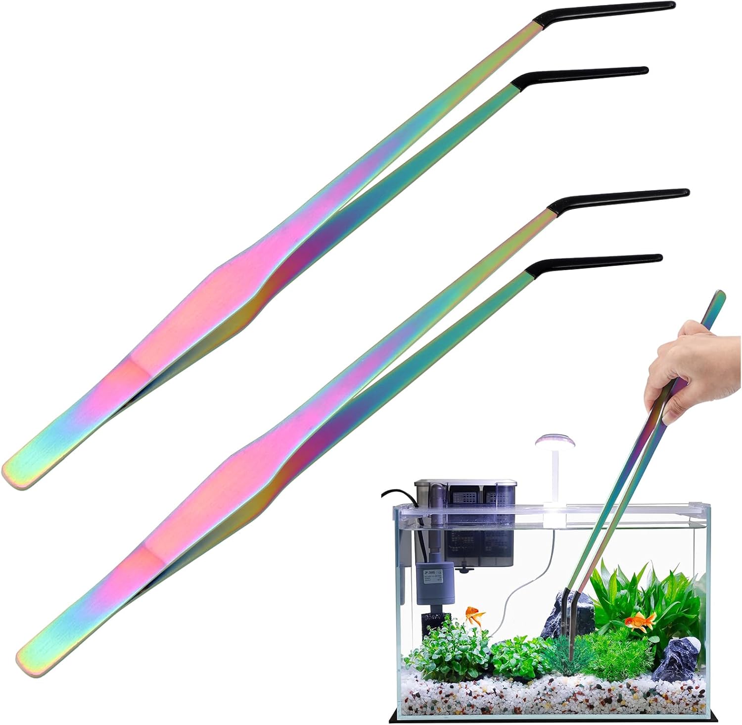 Amazon.com: OLIISS Reptile Feeding Tongs with Rubber Tip - 15" Extra ...