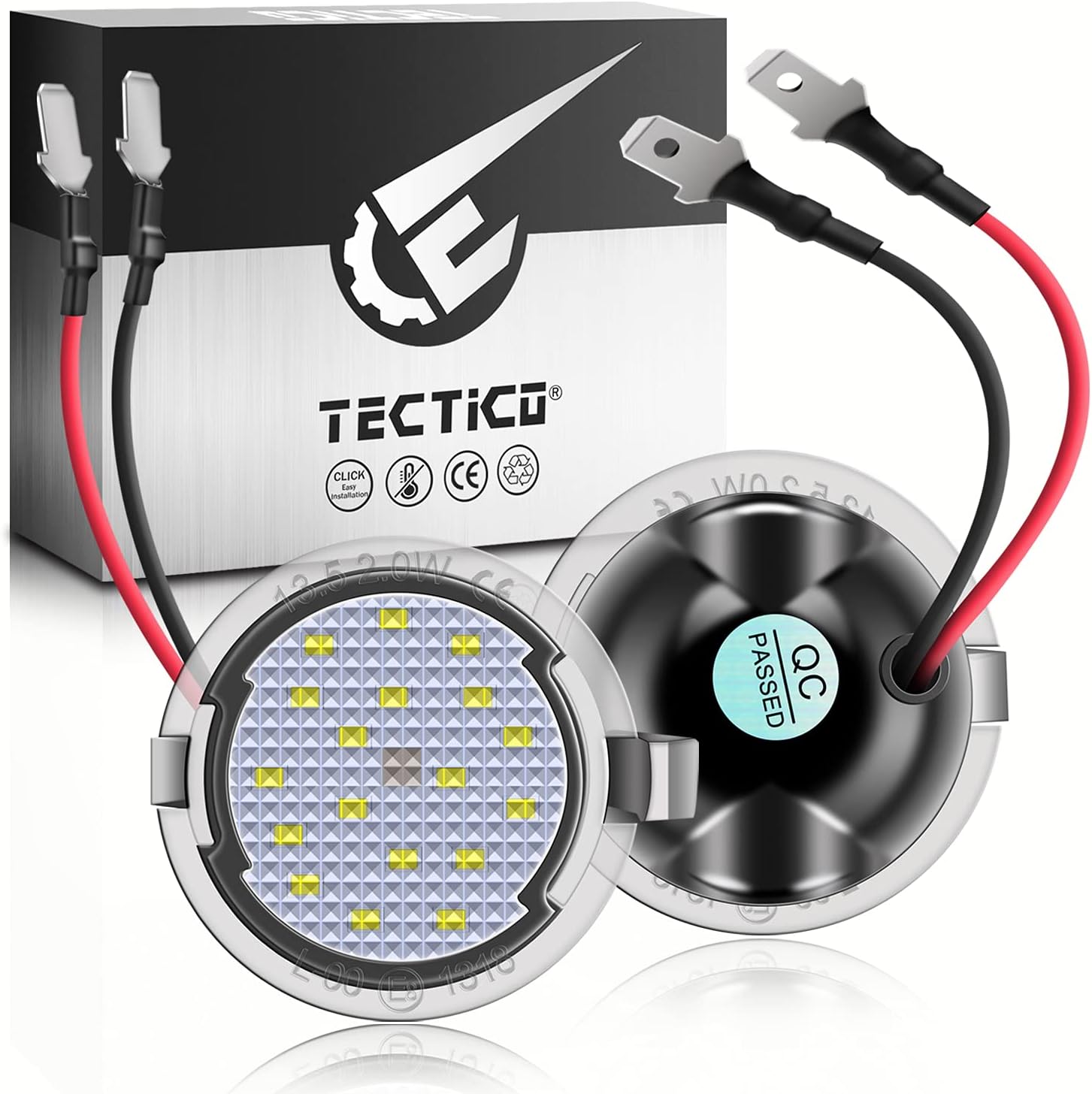 TECTICO LED Puddle Light SMD 6000K White Canbus Wing Mirror Lights ...