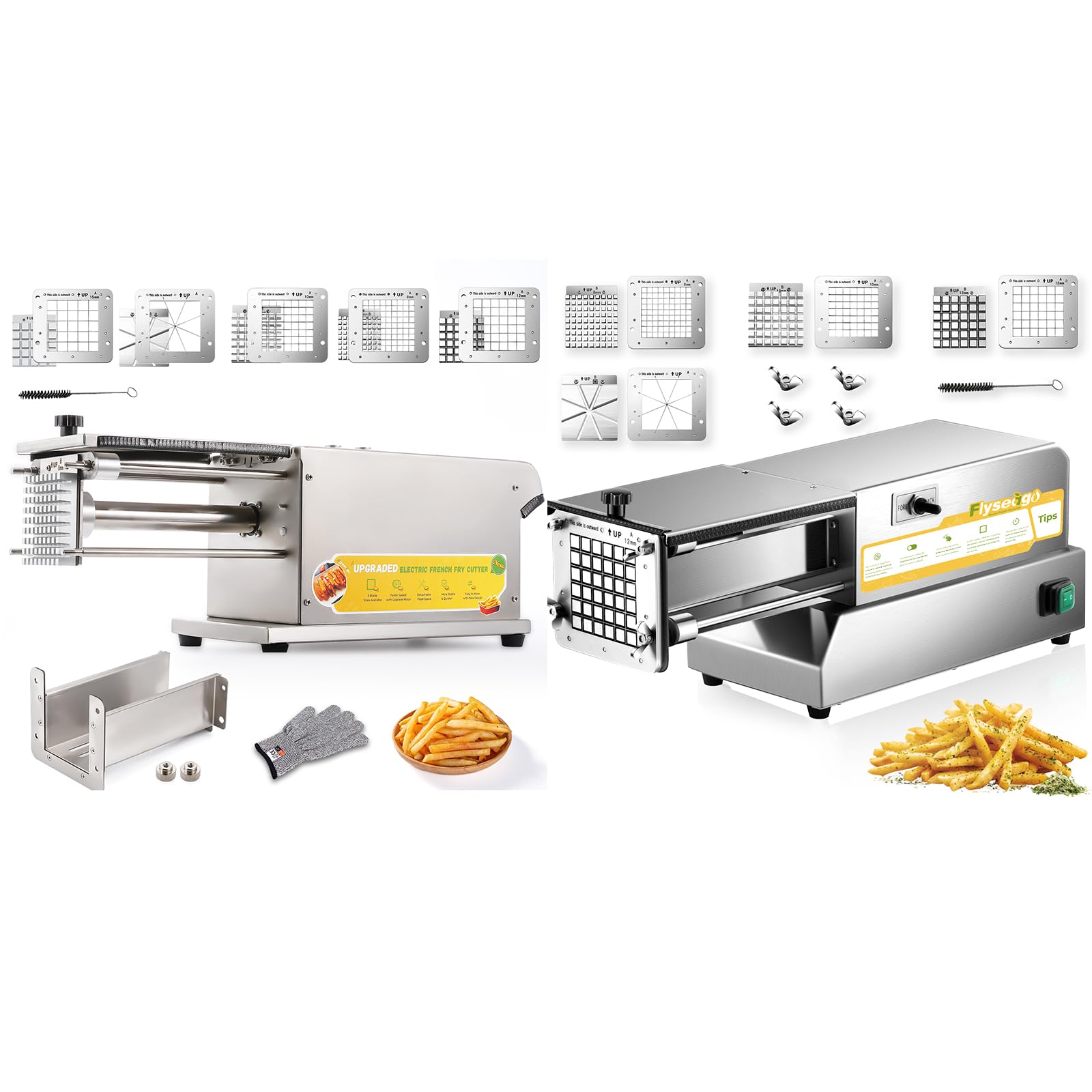 Amazon.com: Flyseago Upgraded + French Fry Cutter Commercial: Home ...