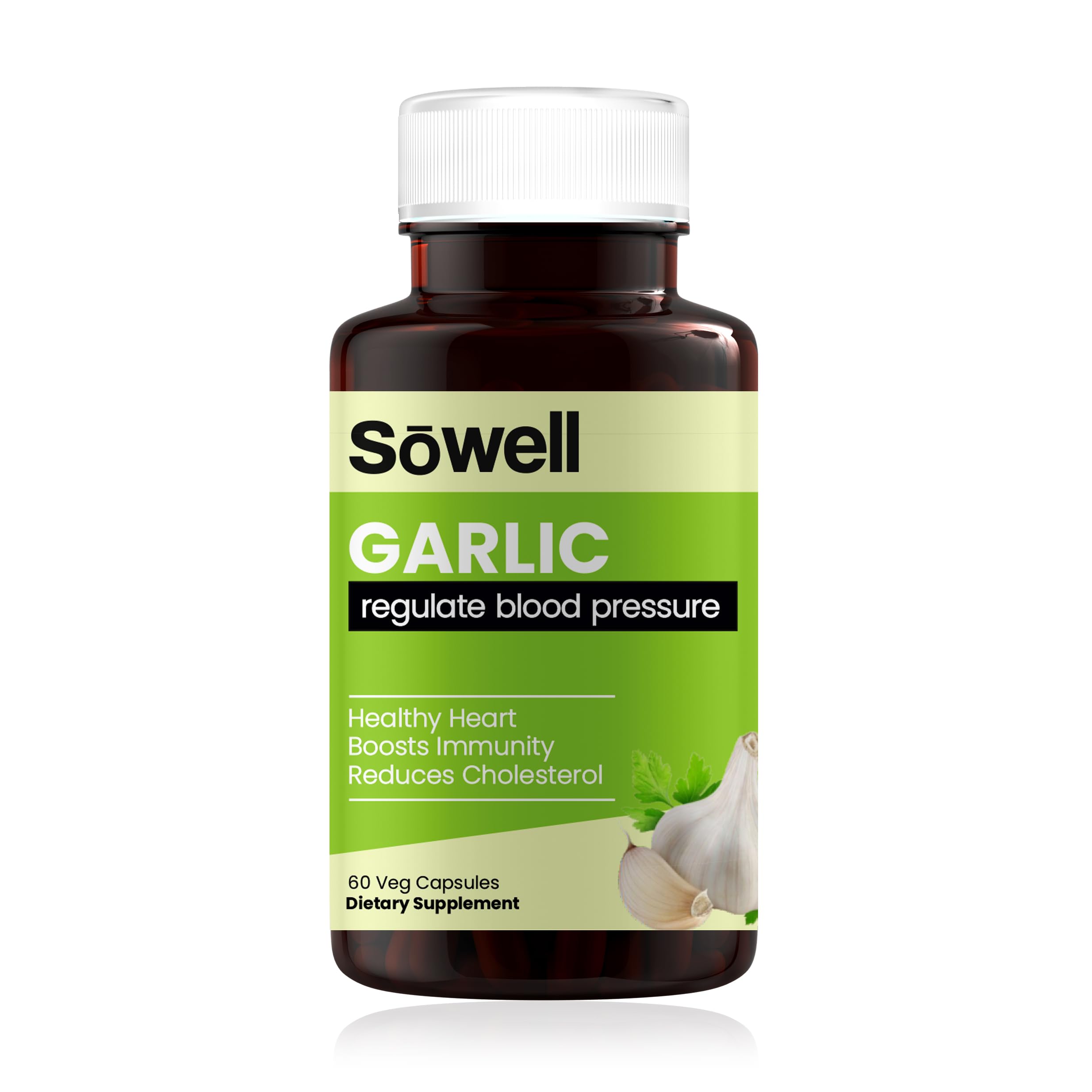Sowell Garlic Healthy Blood Pressure Supplement - Natural ...