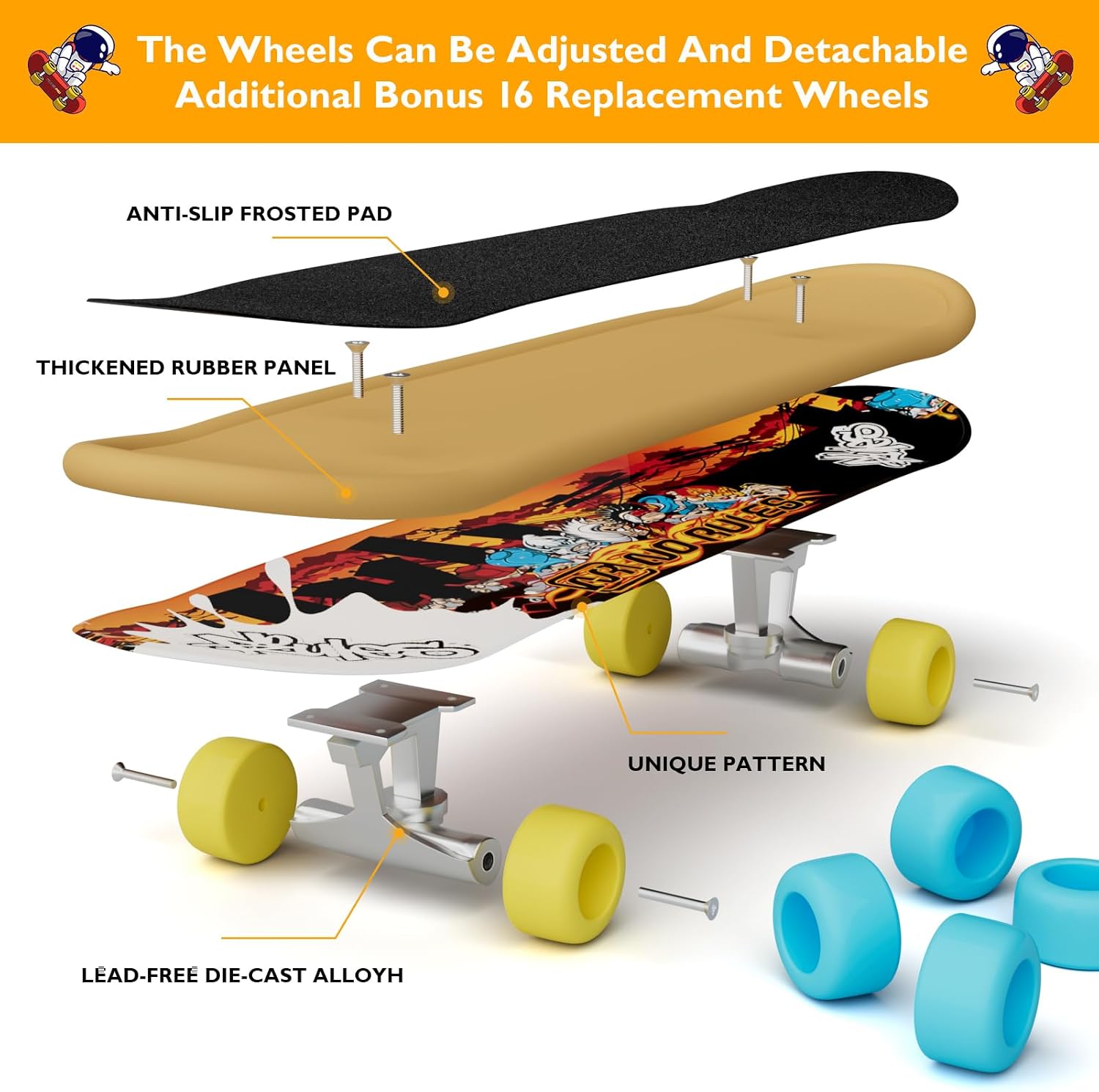 Finger Skateboard Ramp 20 PCS Set - Fingerboard Skate Park Kit, Mini ...