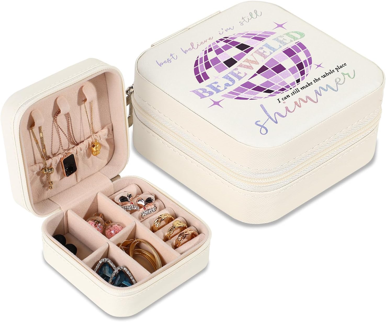 Amazon.com: GIFTSFARM Jewelry Box, Small Jewelry Case for Taylor Fans ...