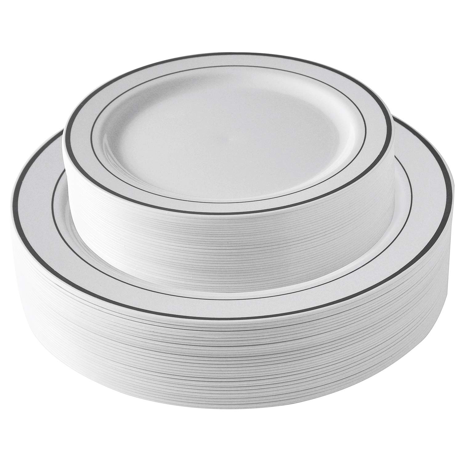 Silver Plastic Plates In Bulk