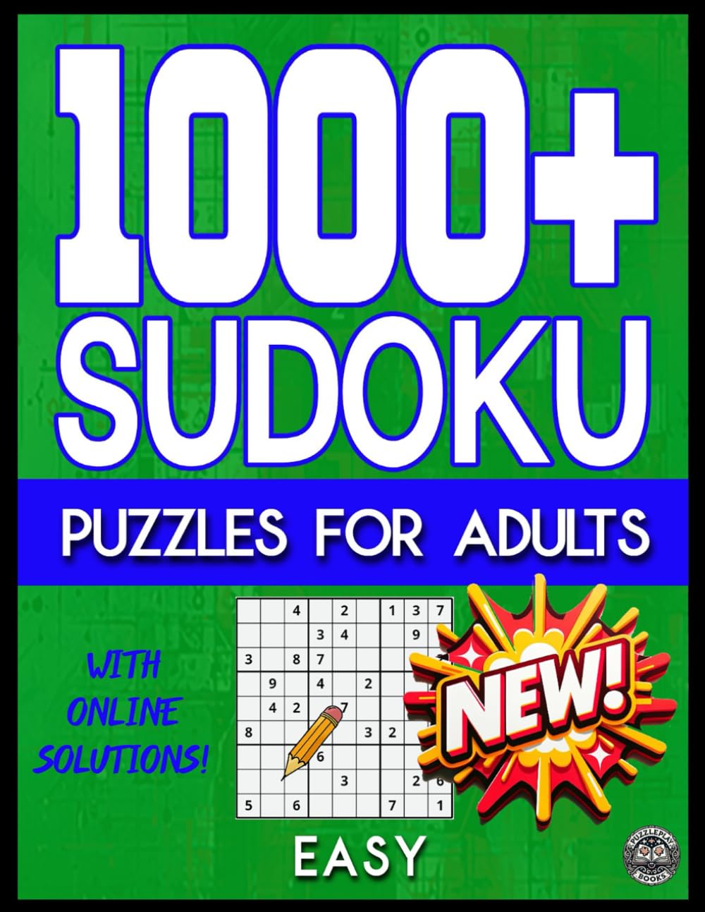 1000+ SUDOKU Puzzles For Adults: Sudoku Puzzles EASY + Solutions: Books, PuzzlePlay ...