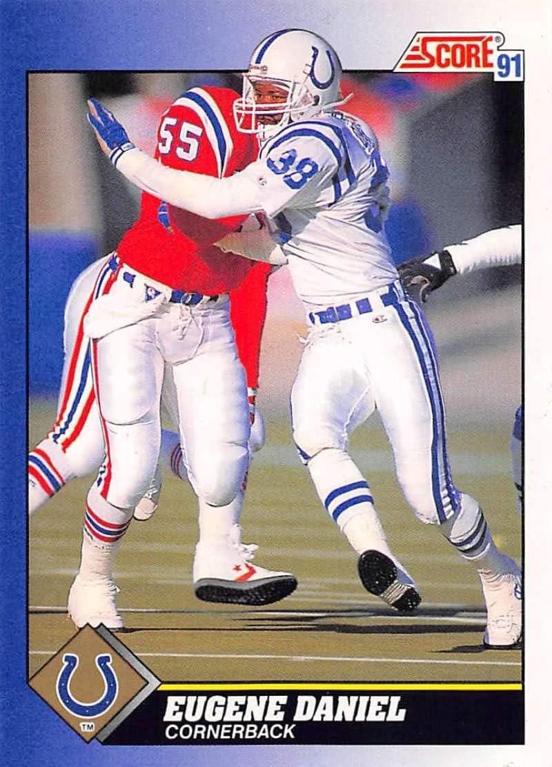 Amazon.com: 1991 Score Football #38 Eugene Daniel Indianapolis Colts ...
