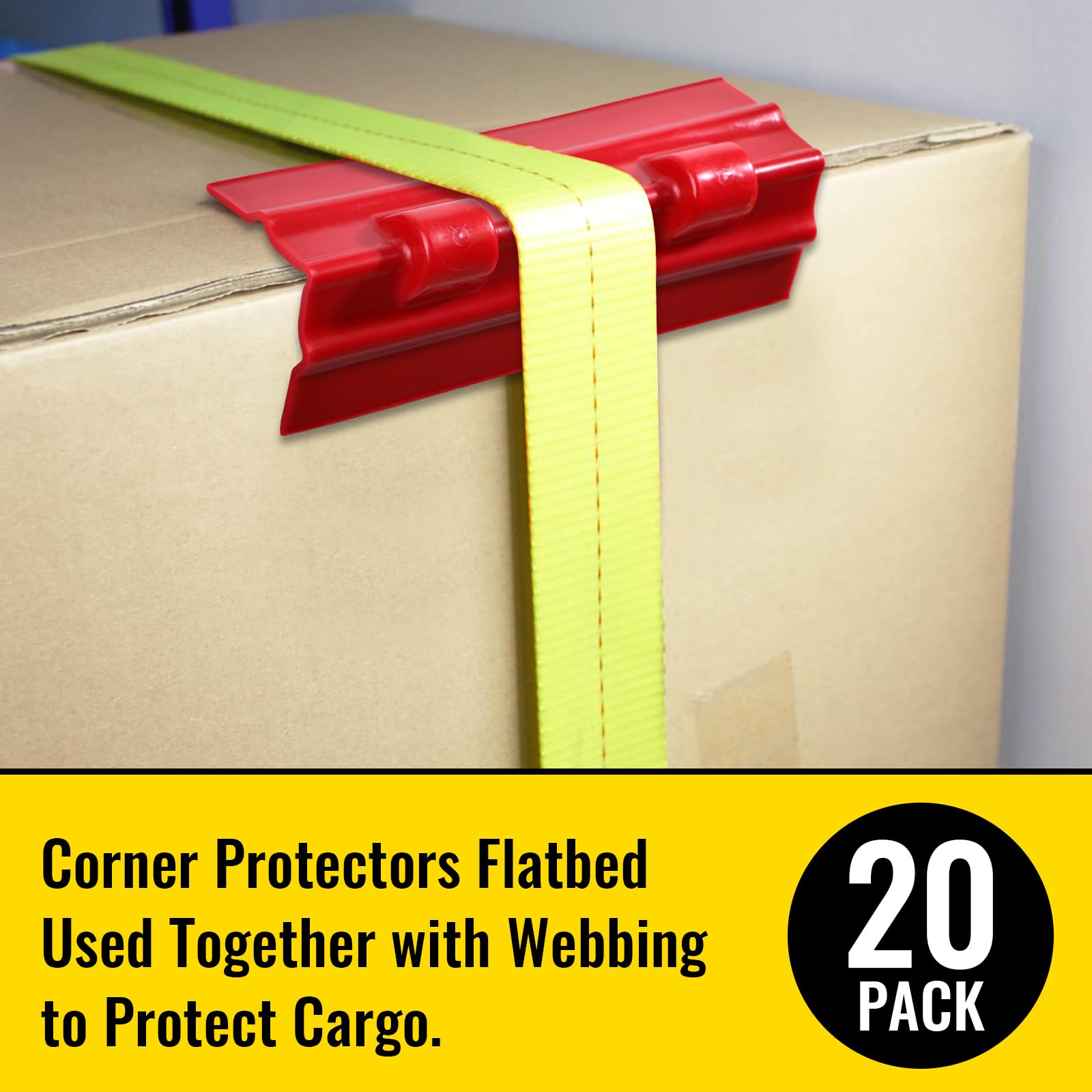 Cargo Corner Protectors 20 Pack ENJ Flatbed Edge Protectors (20 Pack ...