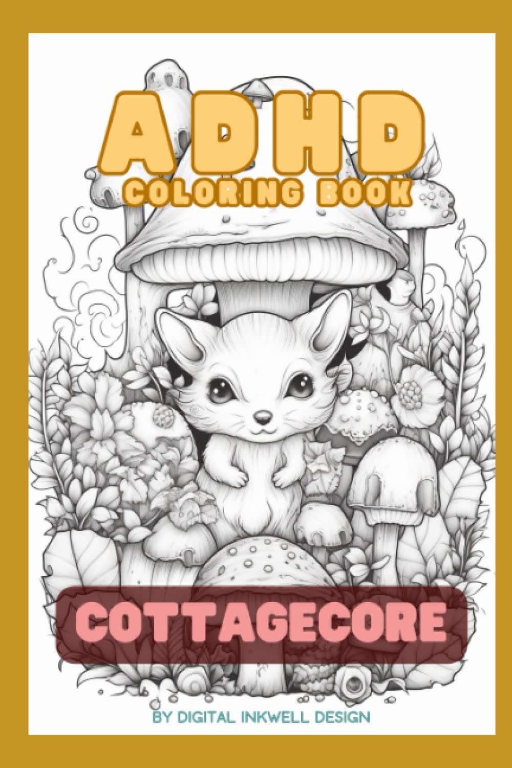 Amazon.com: ADHD Coloring Book: Cottagecore: 9798395925510: Jones ...